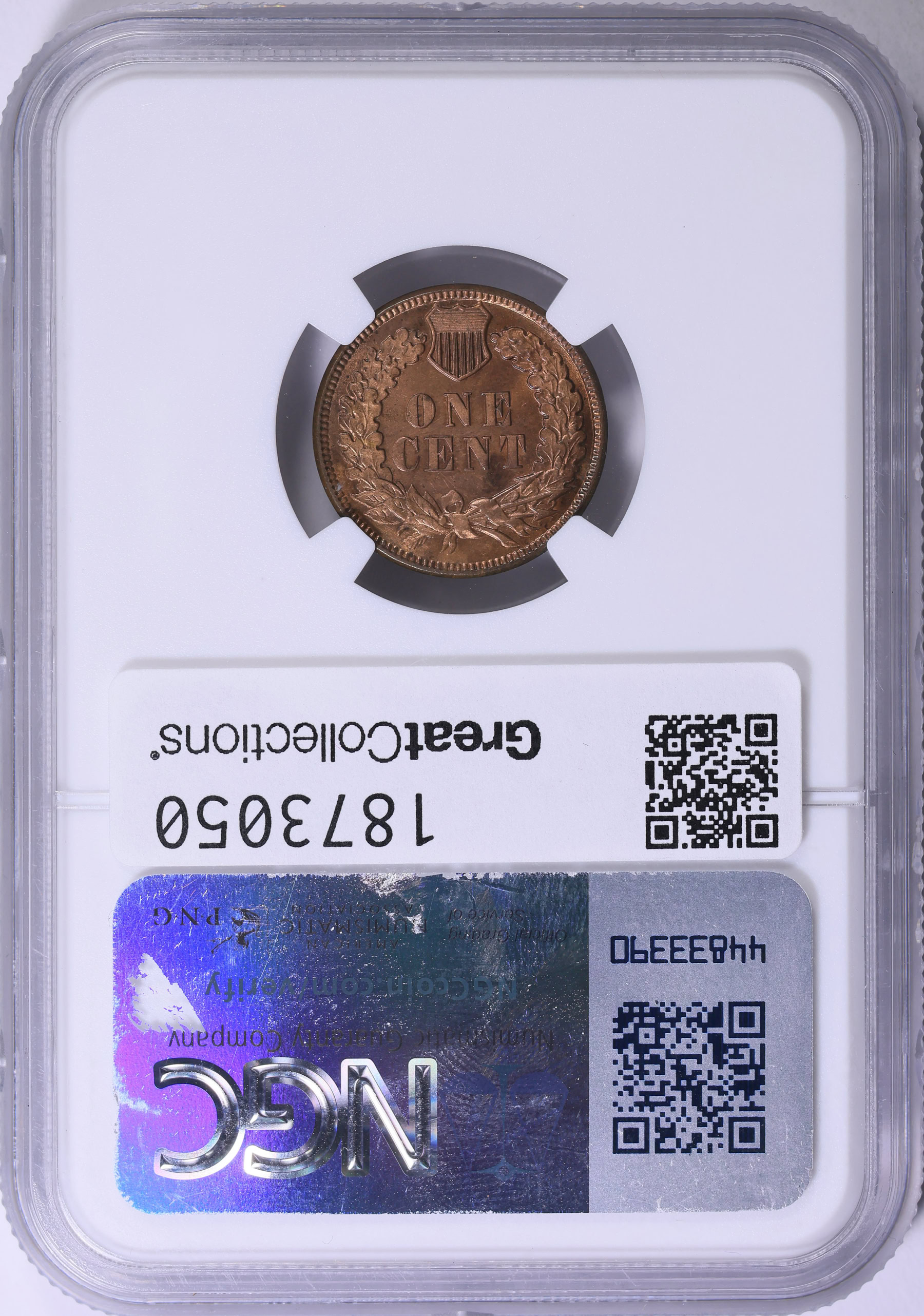 1883 Indian Cent NGC Unc Details (Art. Toned) (Item 1873050 ...