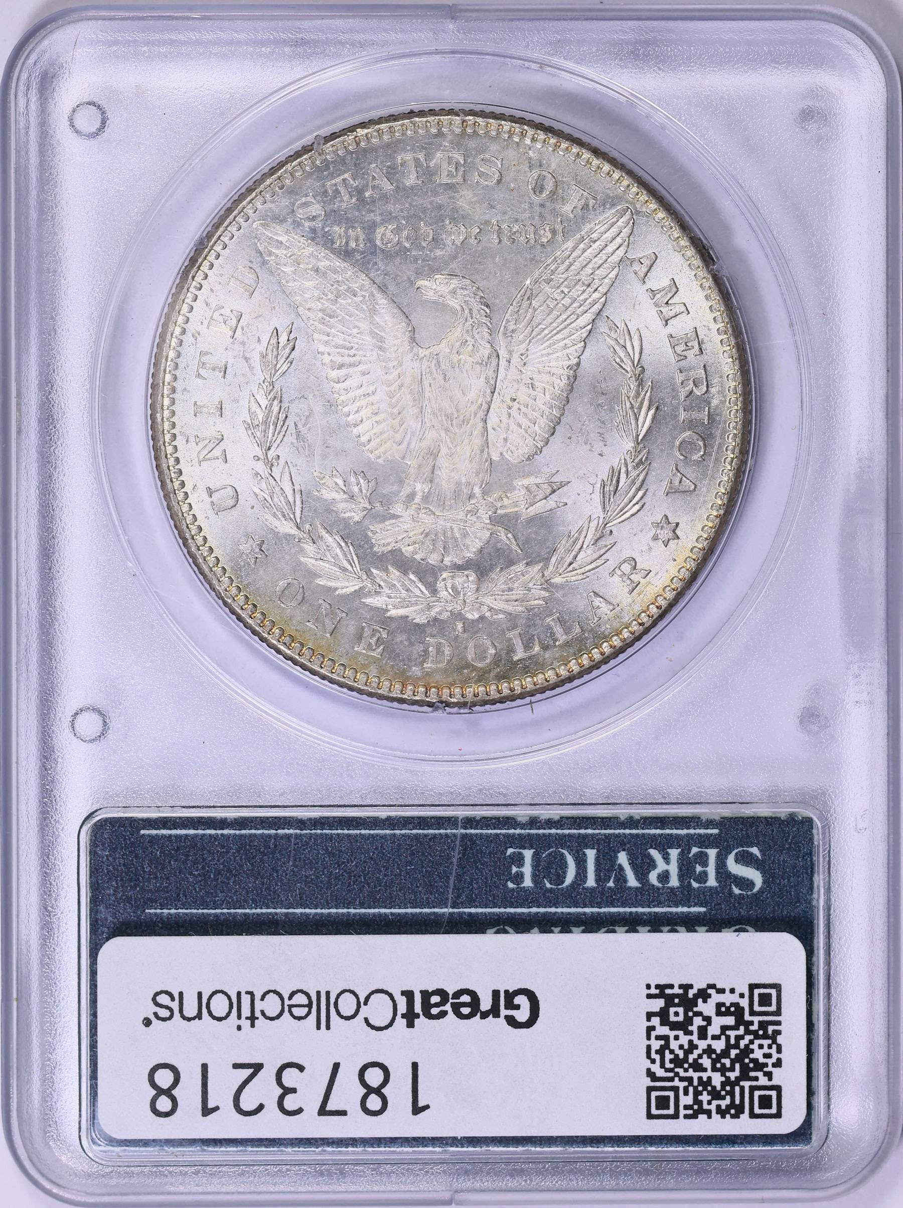 1878-S Morgan Silver Dollar PCGS MS-62 OGH (1st Gen) (Item 1873218) | GreatCollections Coin Auctions