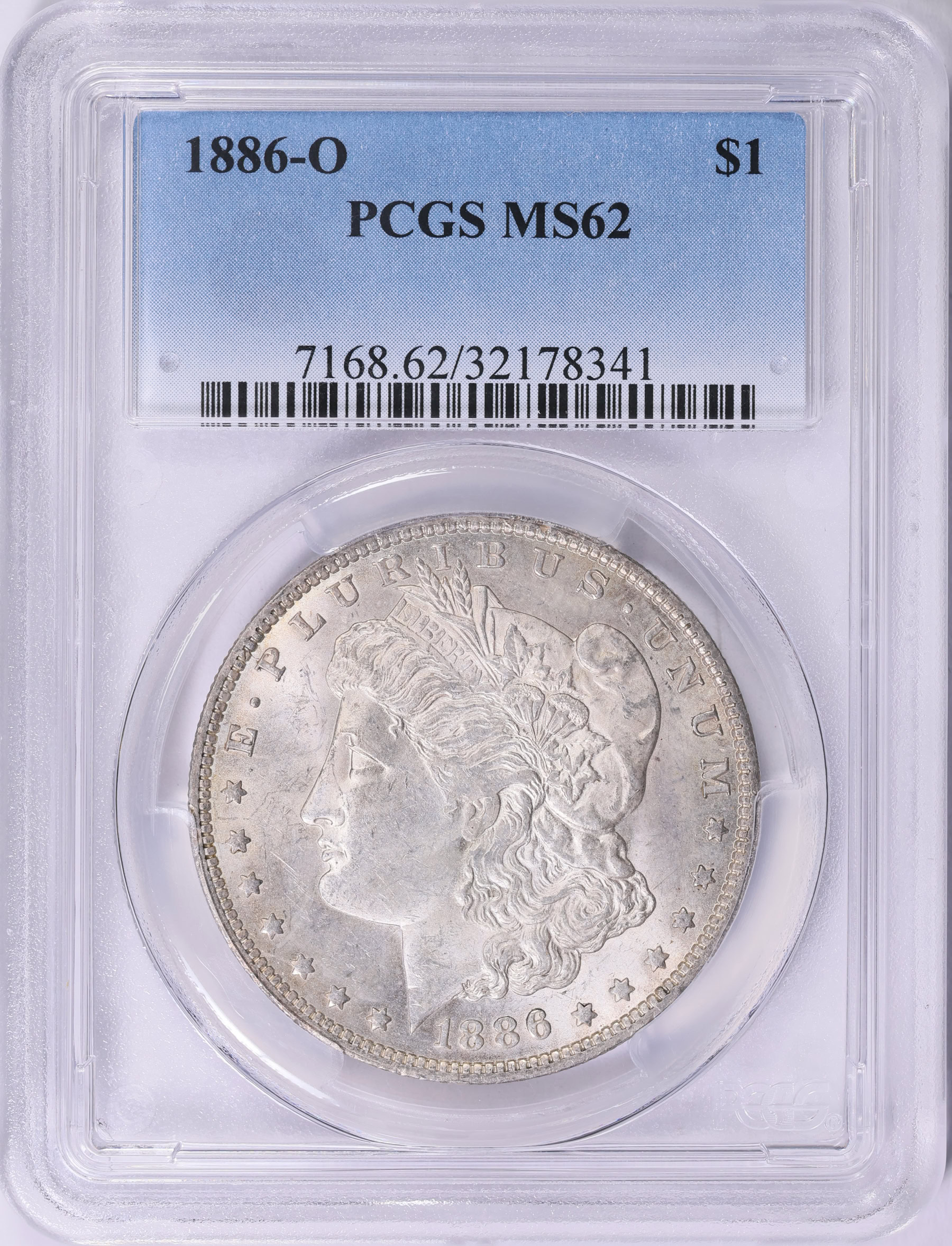 1886-O Morgan Silver Dollar PCGS MS-62 (Item 1873581) | GreatCollections Coin Auctions