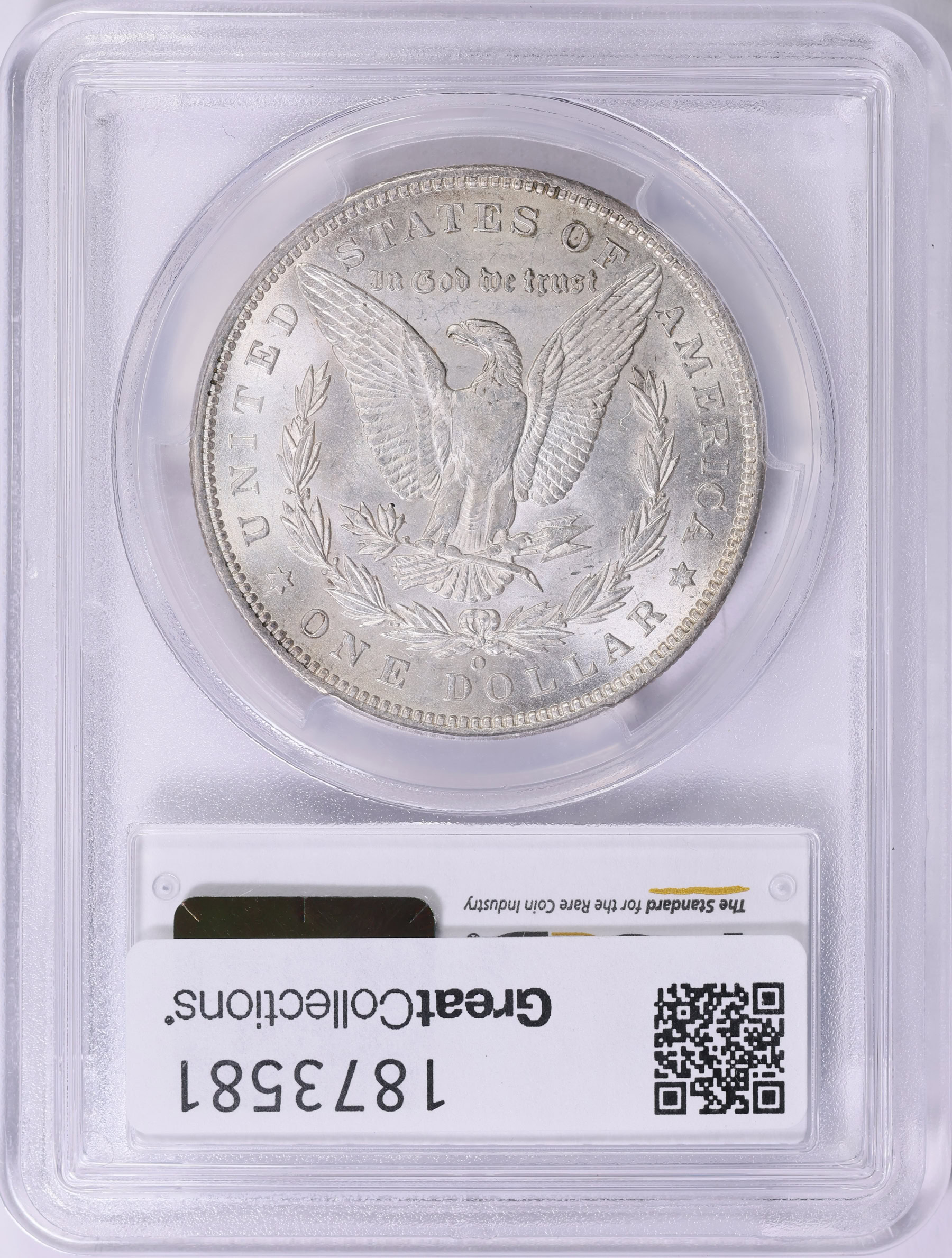 1886-O Morgan Silver Dollar PCGS MS-62 (Item 1873581) | GreatCollections Coin Auctions