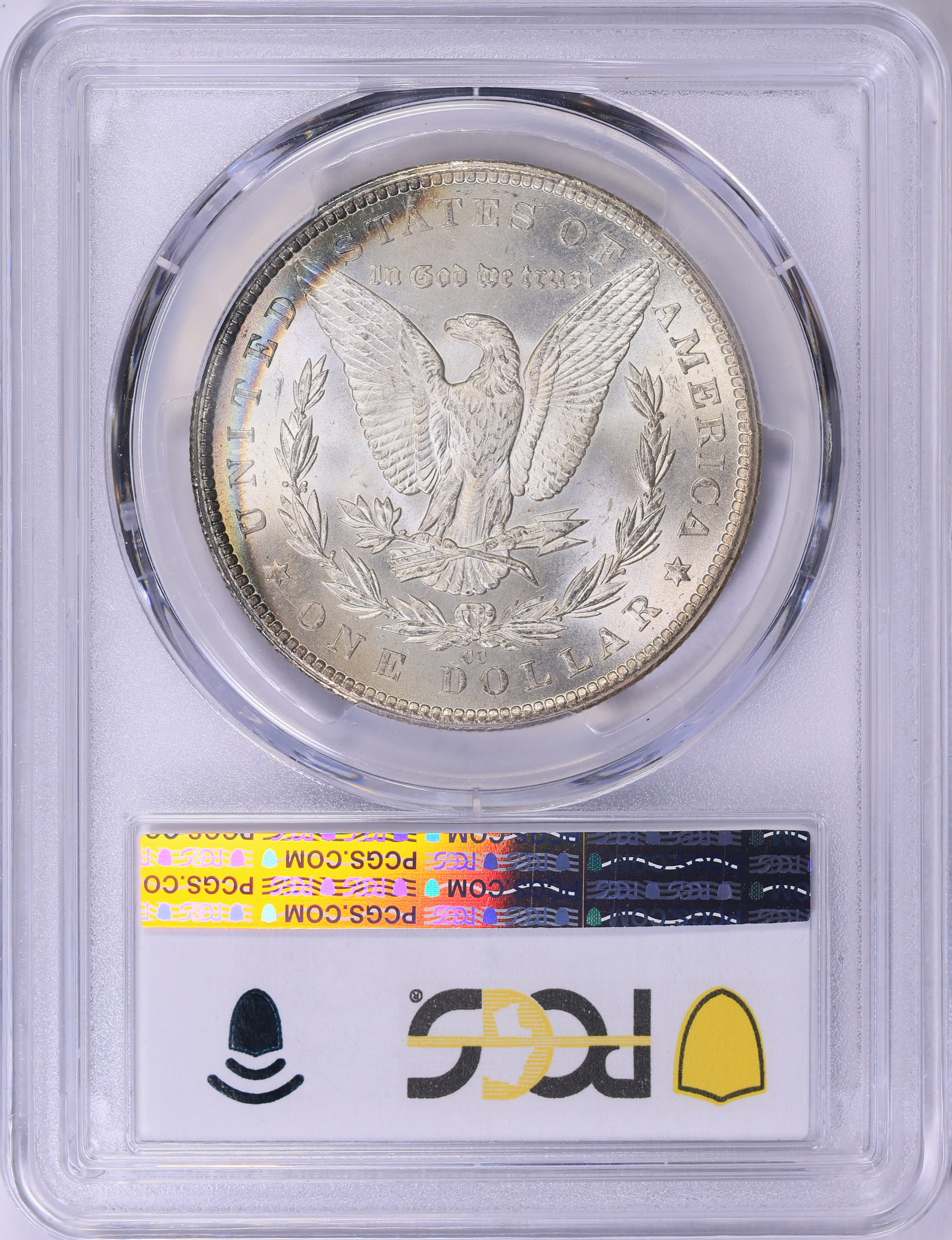 1884-CC Morgan Silver Dollar PCGS MS-65 (Toned) (Item 1873684) | GreatCollections Coin Auctions