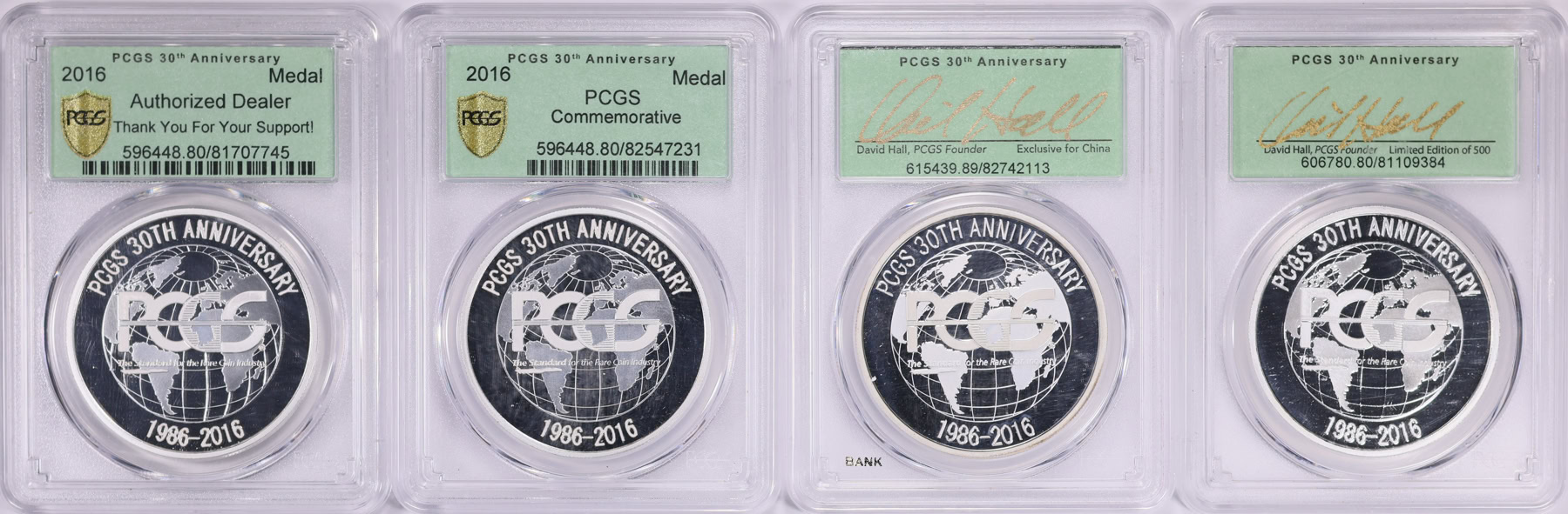 2016 U.S. Mint Medal PCGS Commemorative Including David Hall Signed ...