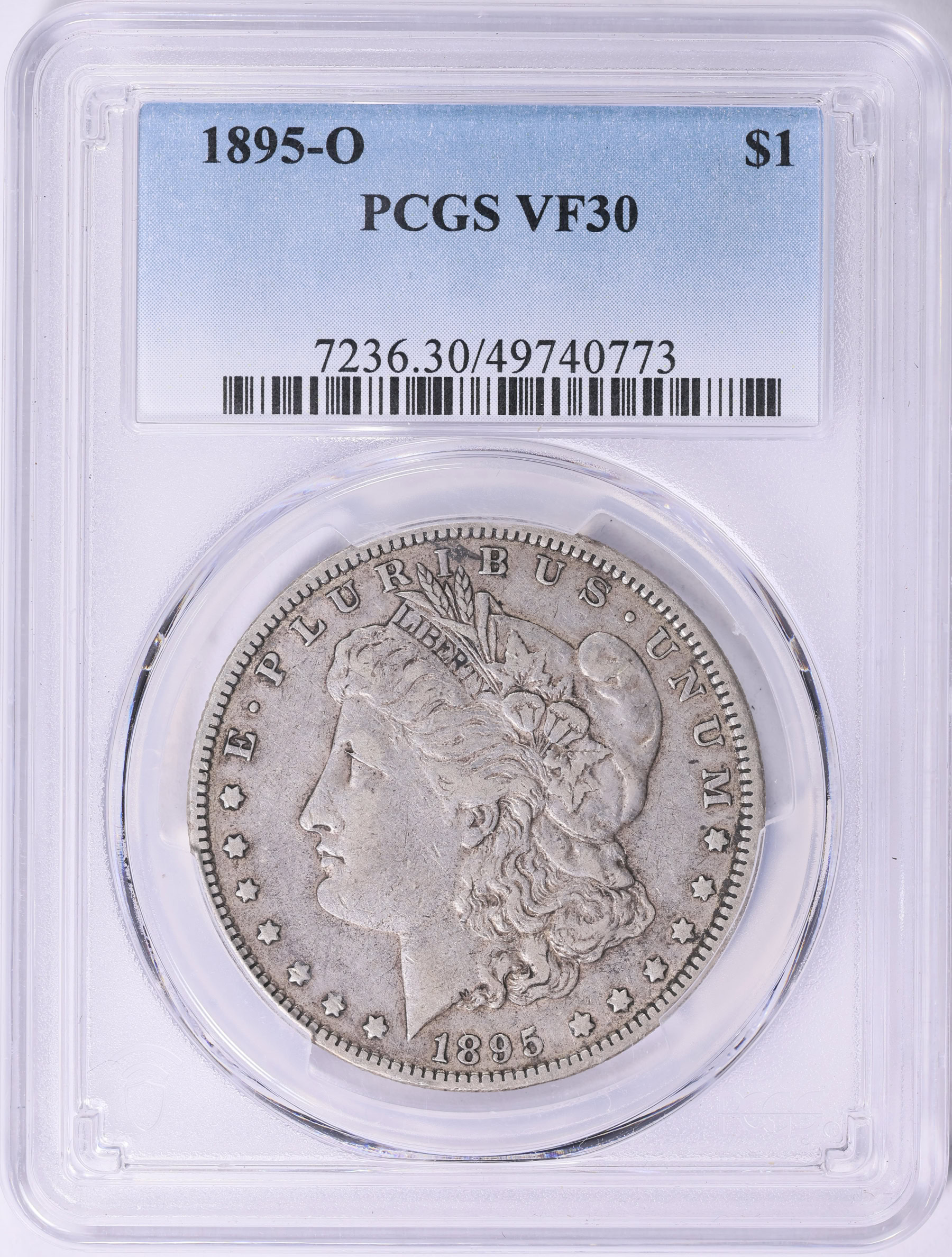 1895-O Morgan Silver Dollar PCGS VF-30 (Item 1873810) | GreatCollections Coin Auctions