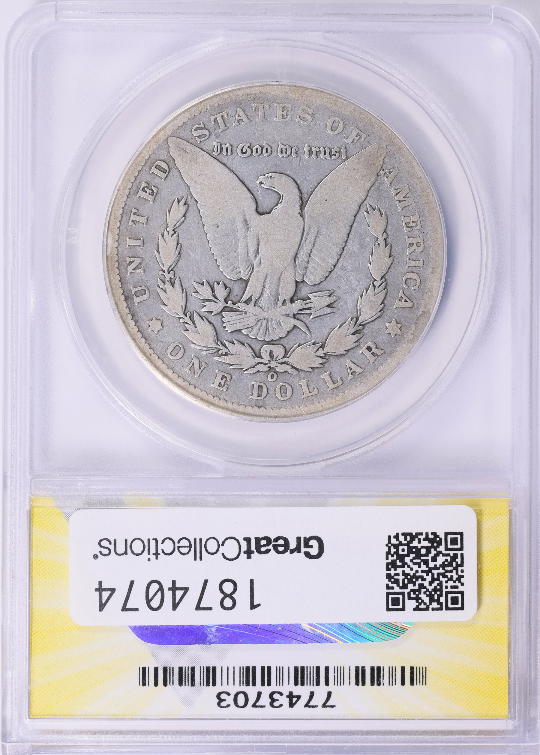 1895-O Morgan Silver Dollar ANACS G-06 Details (Item 1874074) | GreatCollections Coin Auctions