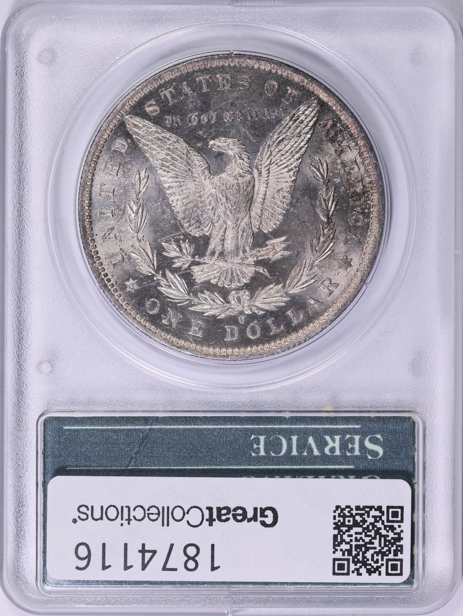 1881-O Morgan Silver Dollar PCGS MS-63 PL (CAC Green) OGH (1st Gen) (Item 1874116 ...