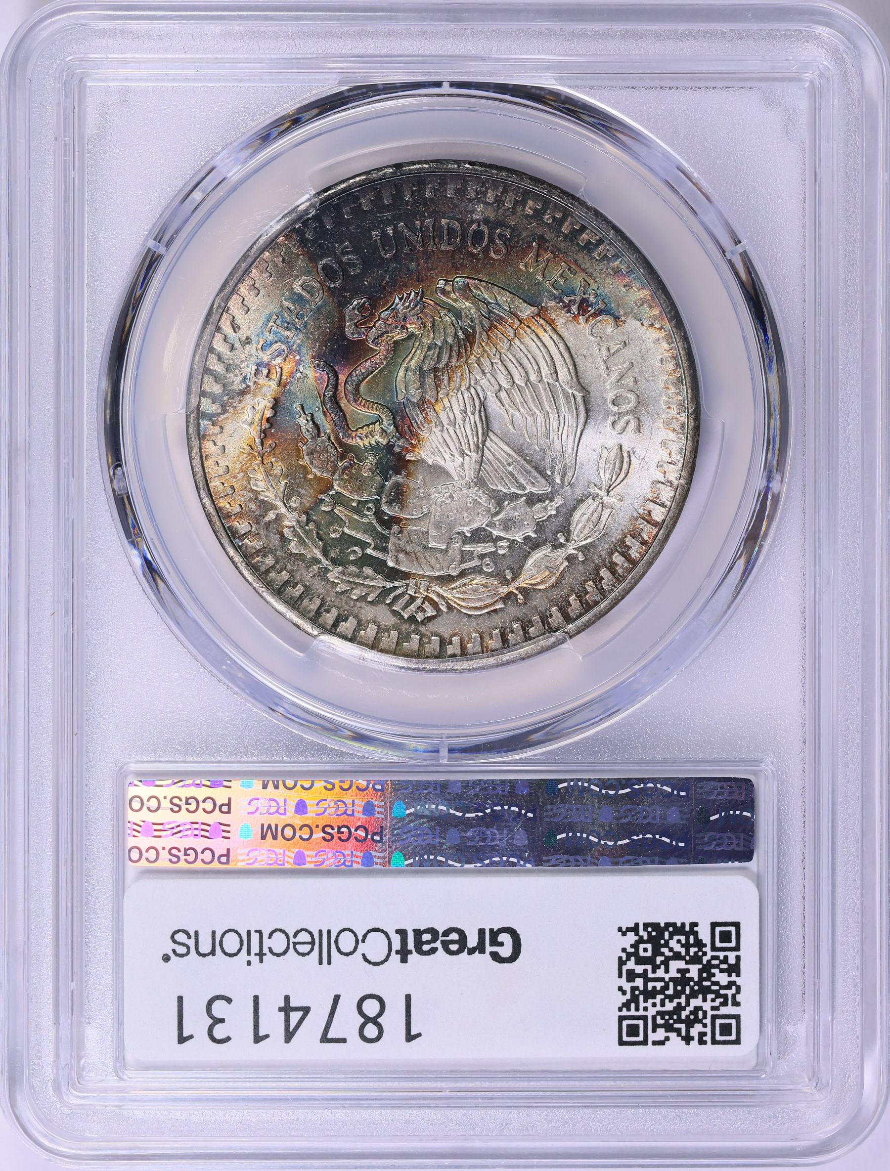 Mexico 1982-Mo Silver Onza Libertad KM-494.1 PCGS MS-65 (Toned) (Item 1874131 ...