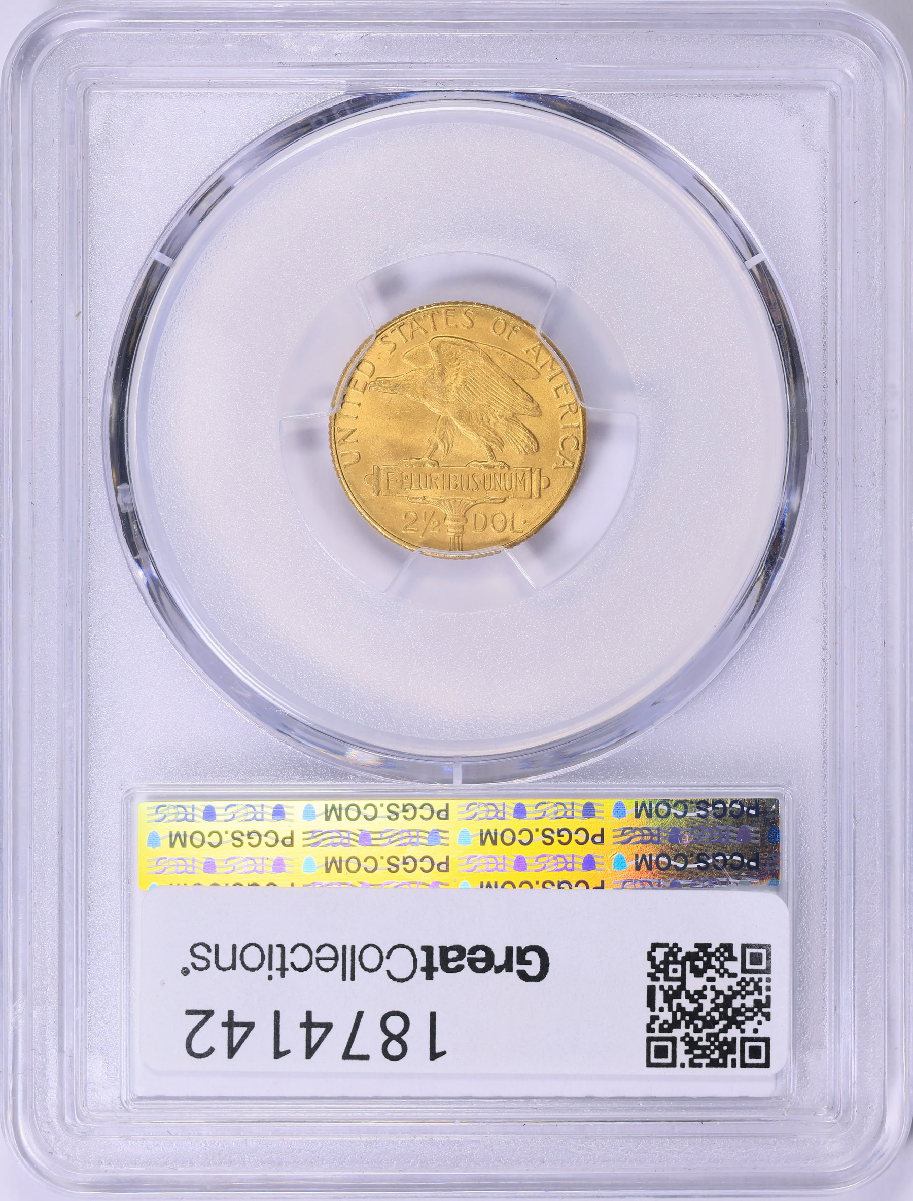 1915-S Panama-Pacific Exposition Quarter Eagle PCGS MS-66+ (CAC Green) (Item 1874142 ...