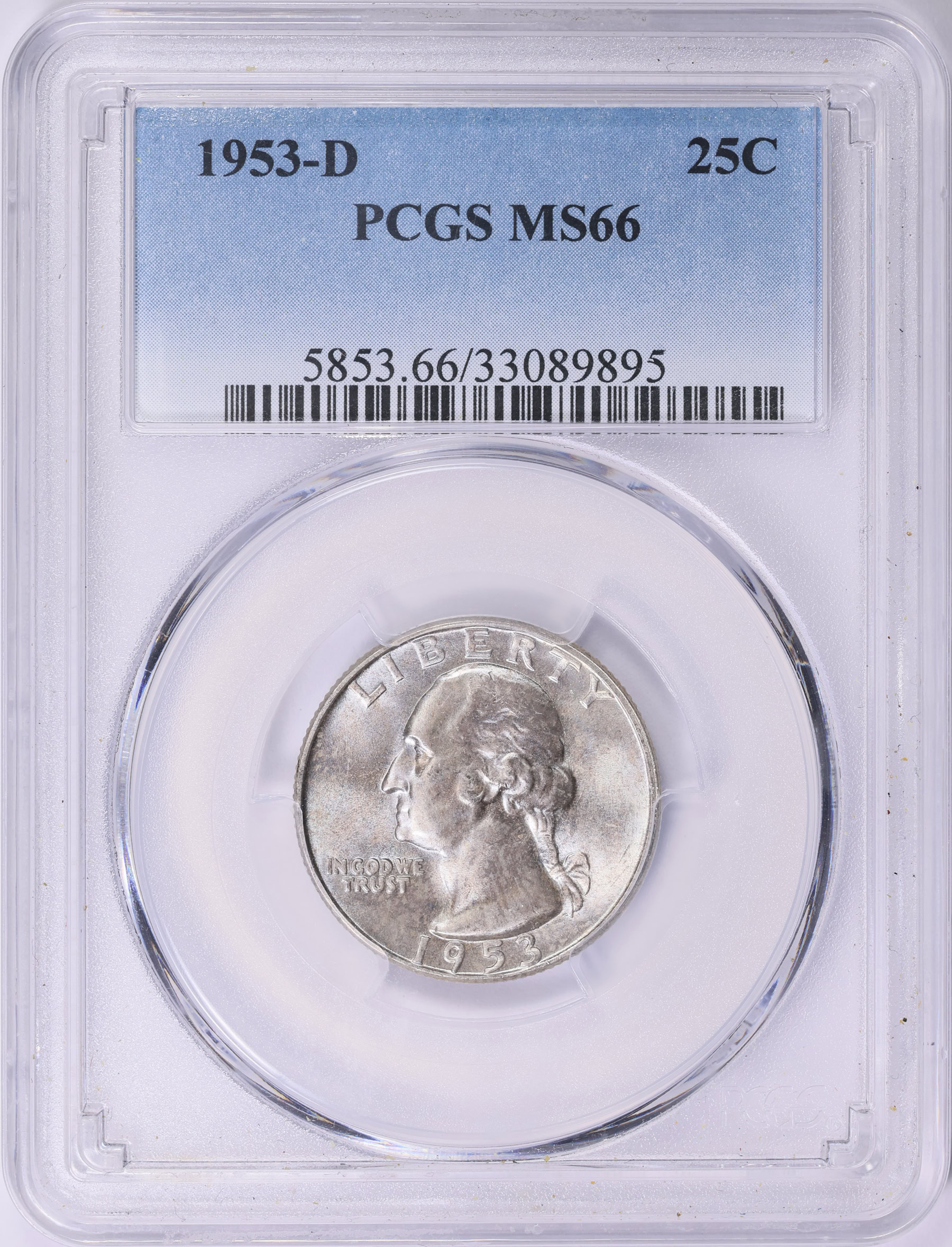 1953-D Washington Quarter PCGS MS-66 (Item 1874197) | GreatCollections Coin Auctions