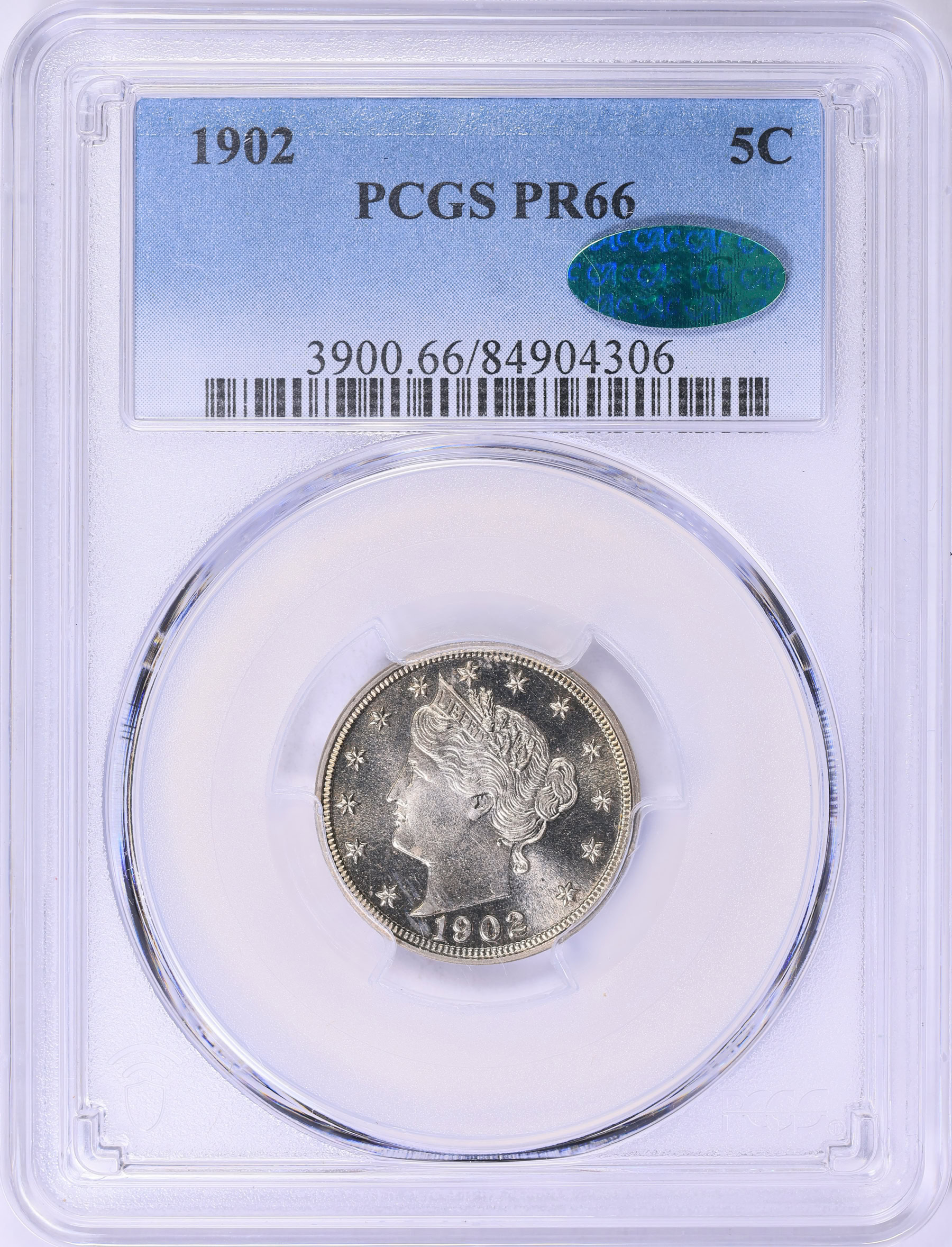1902 Liberty Nickel PCGS Proof-66 (CAC Green) (Item 1874208 ...