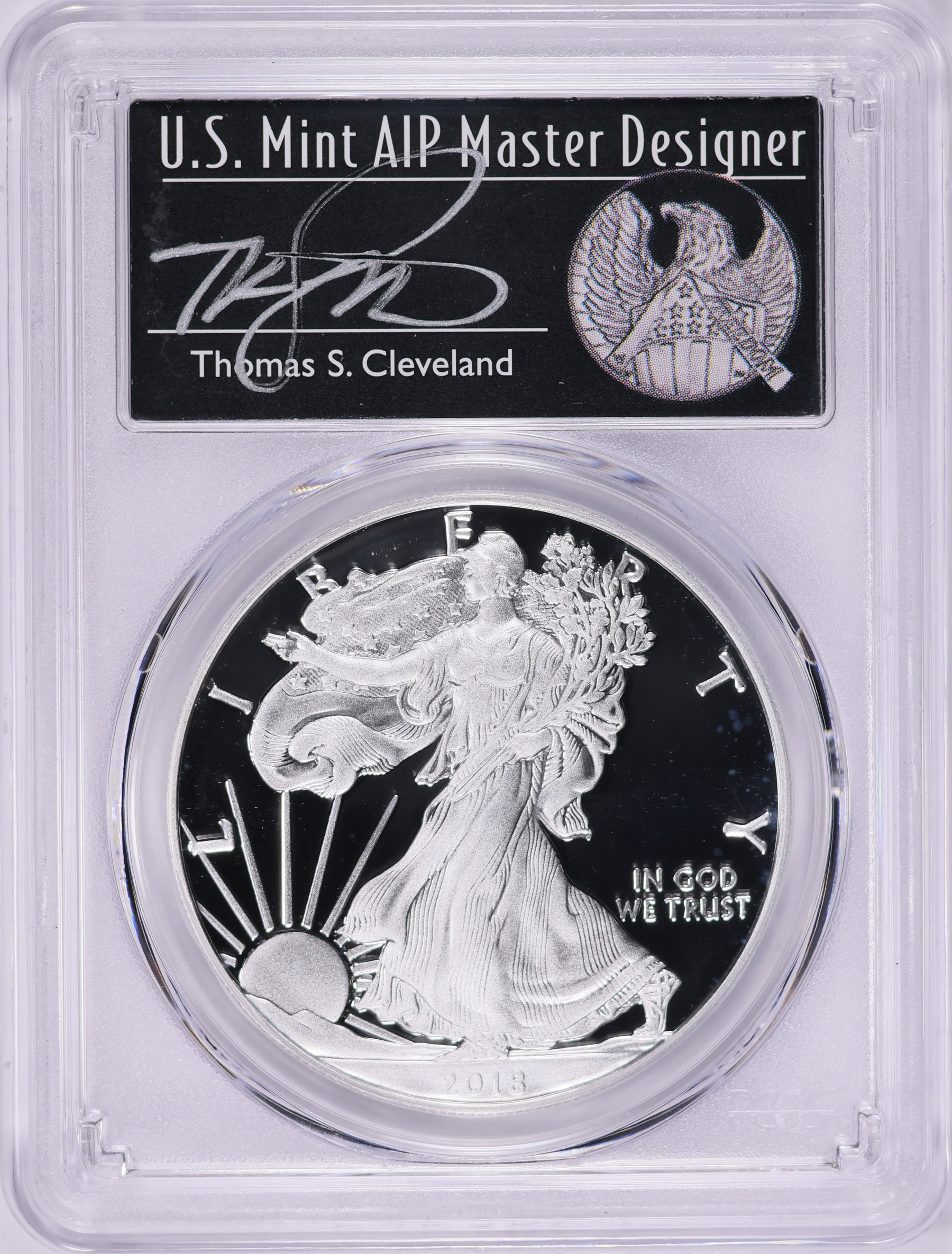 2018-S $1 Silver Eagle (From the Limited Edition Proof Set) First Strike PCGS Proof-70 DCAM ...