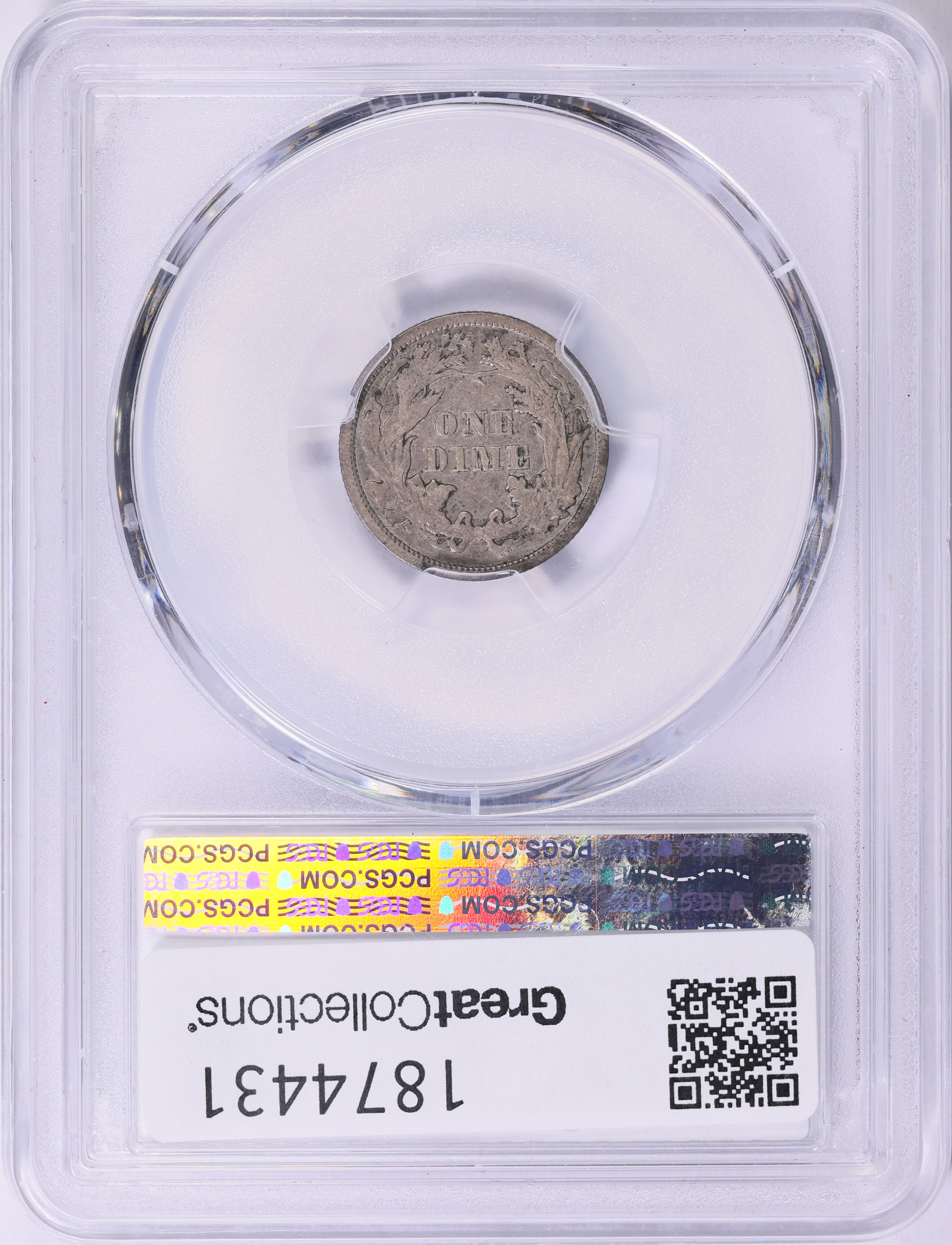 1865-S Seated Liberty Dime PCGS Genuine XF Details (Item 1874431 ...