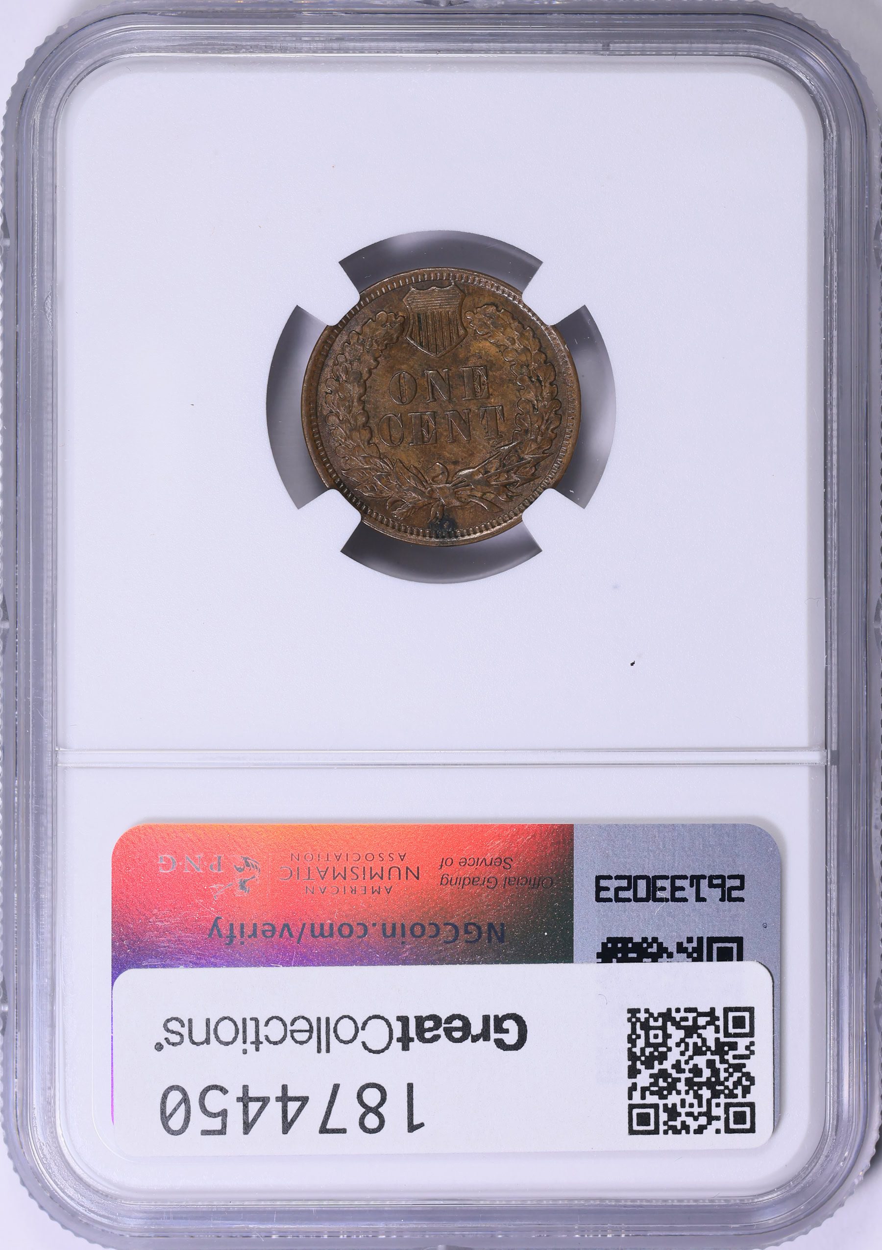 1900 Indian Cent NGC AU-55 BN (Item 1874450) | GreatCollections Coin Auctions