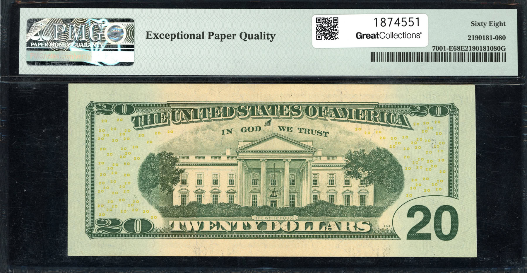 Fr. 7001-E (PED/F Block) 2017A $20 Richmond Federal Reserve Error Note ...