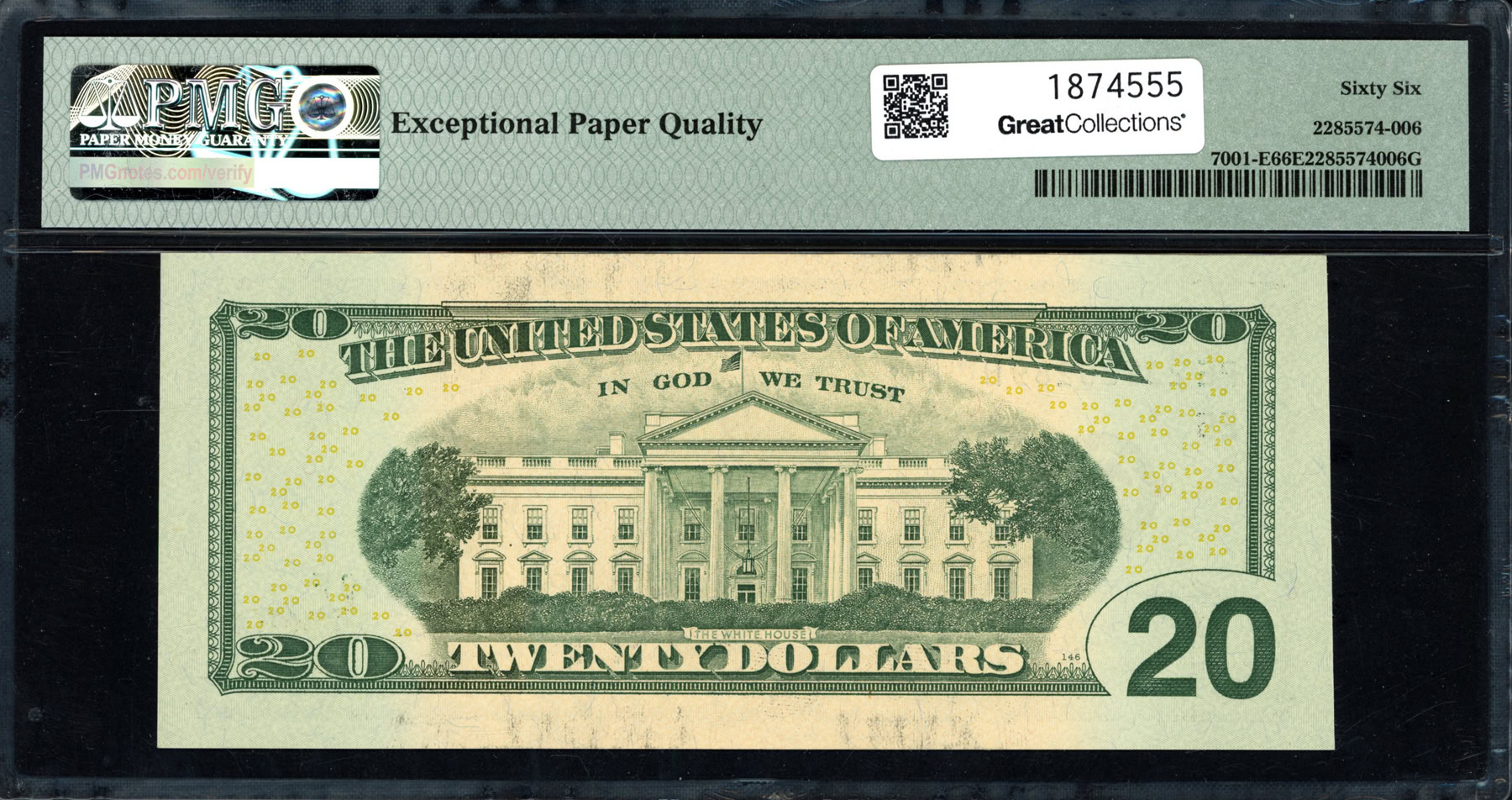 Fr. 7001-E (PED/F Block) 2017A $20 Richmond Federal Reserve Error Note *Mismatched Block Letter ...