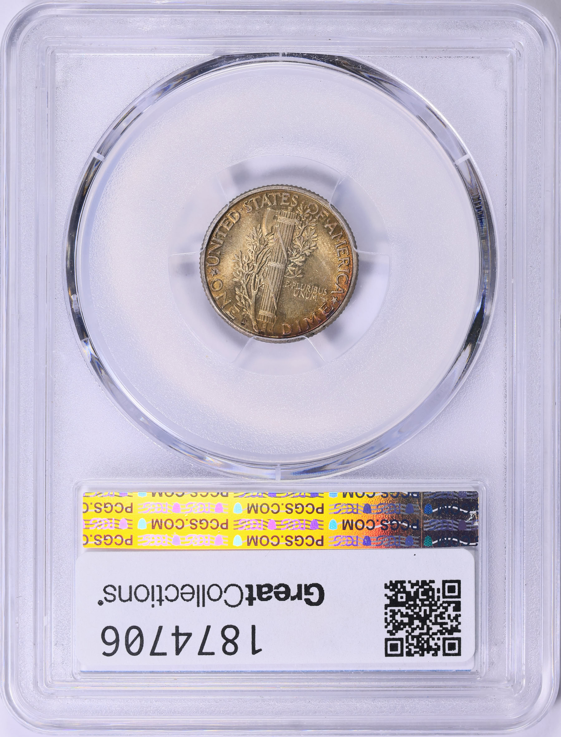 1927-D Mercury Dime PCGS MS-65+ FB (Item 1874706) | GreatCollections Coin Auctions
