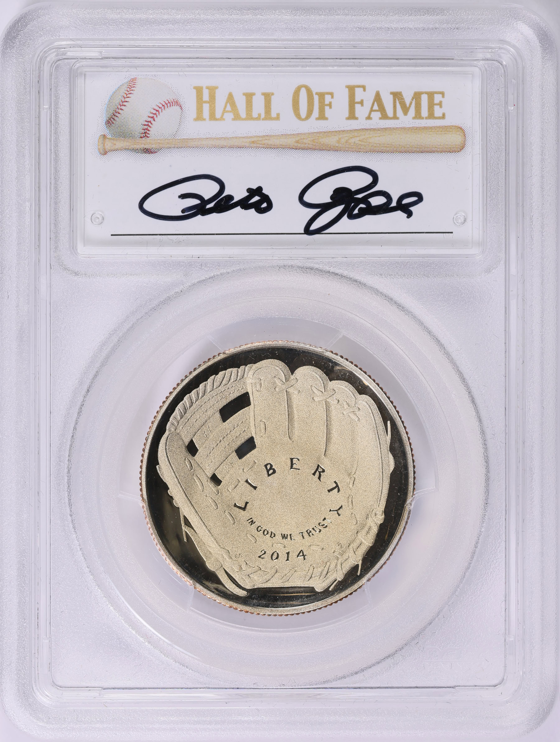 2014-S Baseball Hall of Fame Clad Half Dollar PCGS Proof-69 DCAM (Pete ...