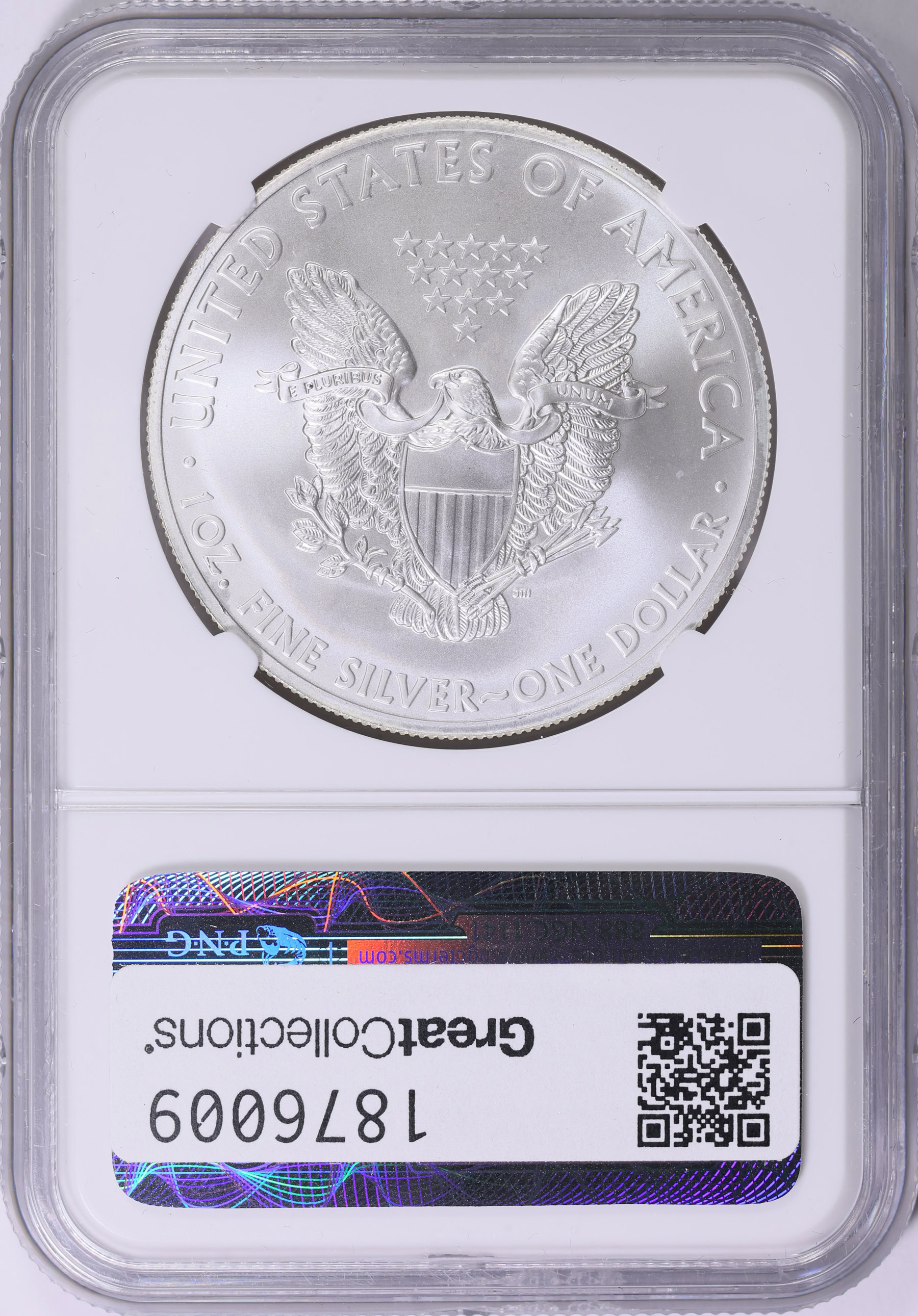 2012-(S) $1 Silver Eagle Early Releases Struck at San Francisco NGC MS-69 (Golden Gate Bridge ...