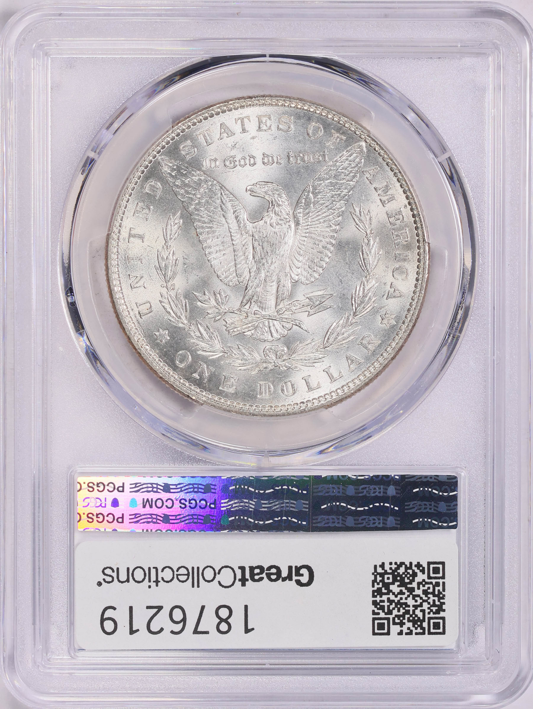 1886 Morgan Silver Dollar PCGS MS-63 (Item 1876219) | GreatCollections Coin Auctions