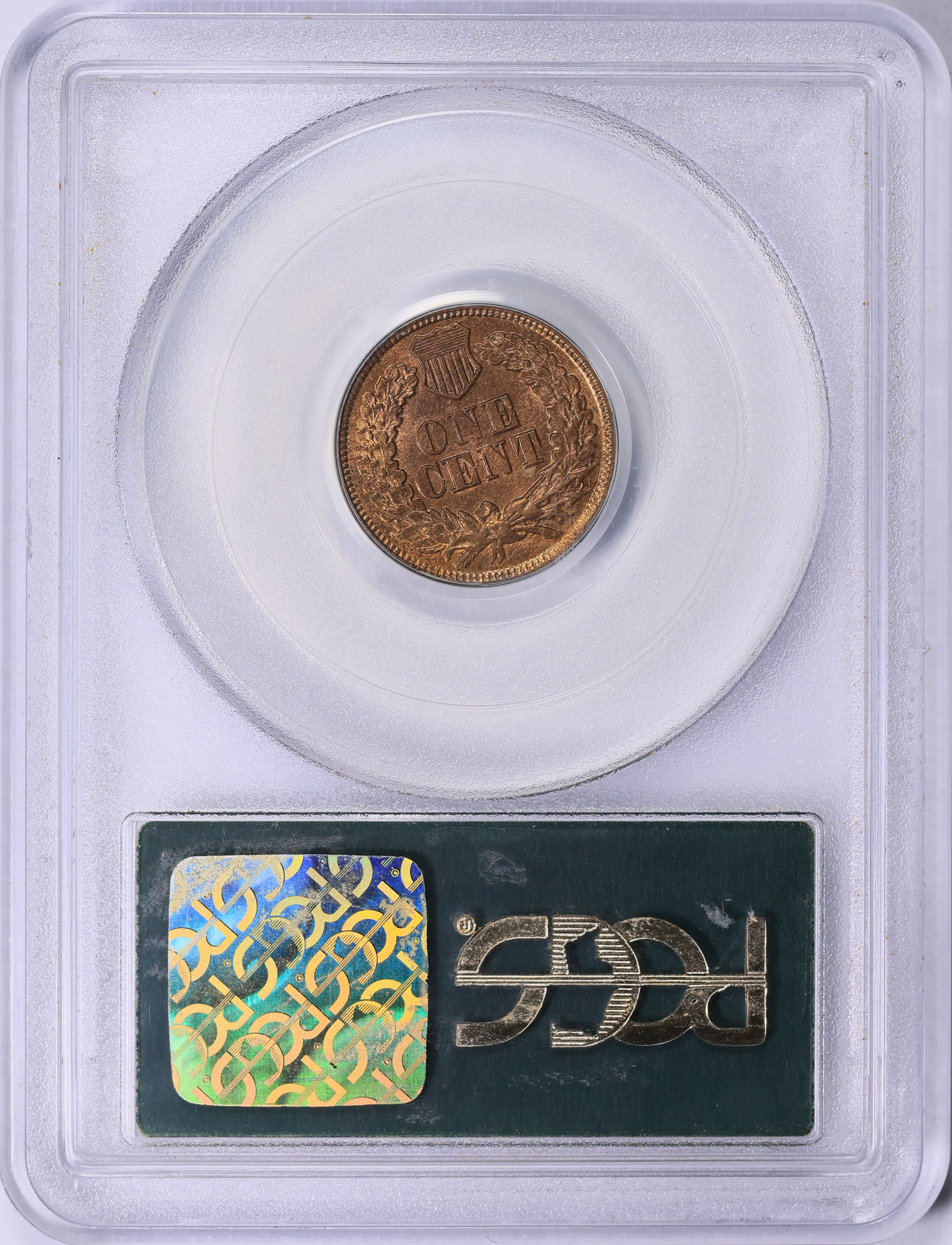 1864 Indian Cent Bronze PCGS MS-64 RB (CAC Green) OGH (Item 1876488) | GreatCollections Coin ...