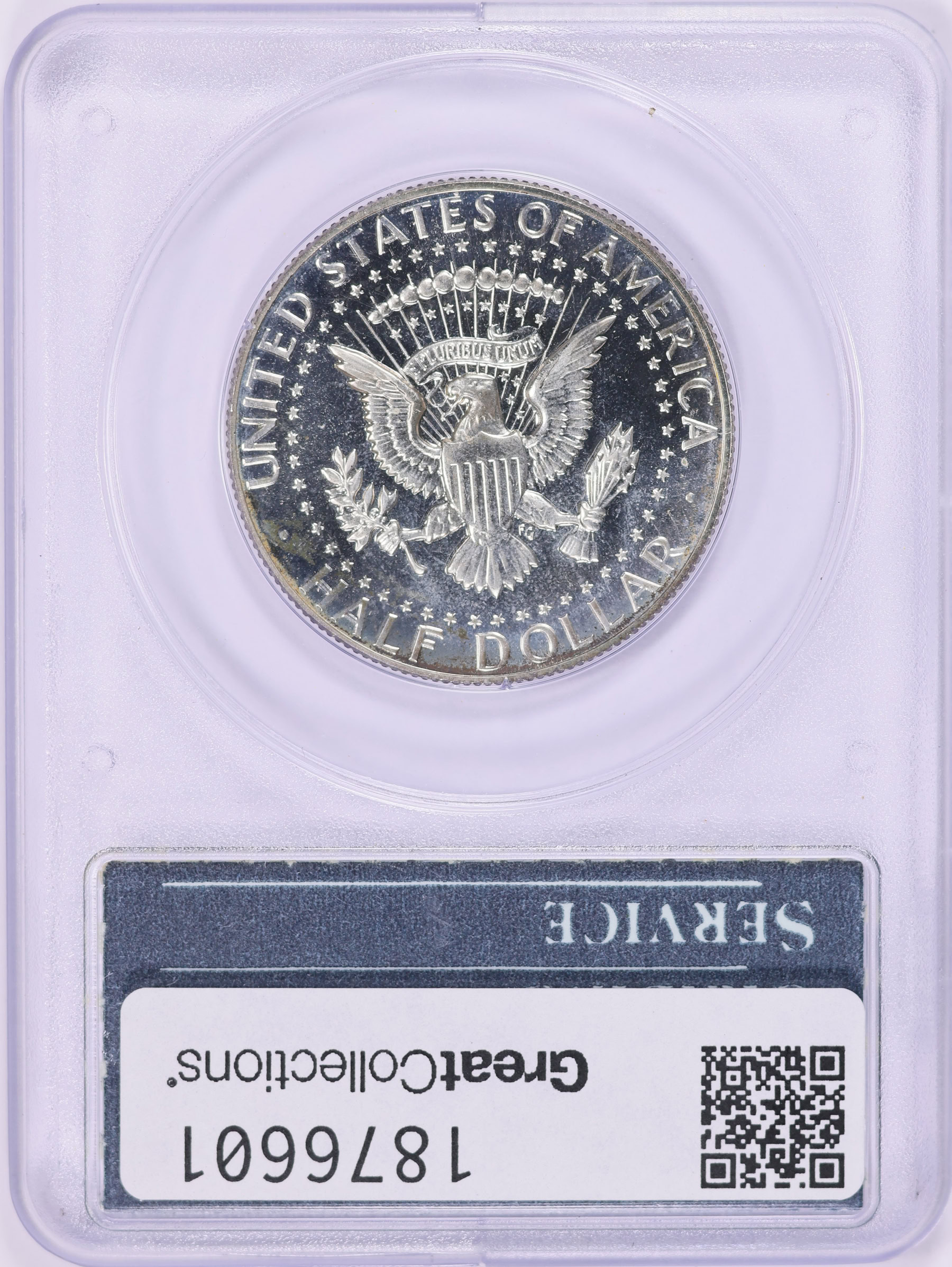 1969-S Kennedy Half Dollar PCGS Proof-66 OGH (1st Gen) (Item 1876601) | GreatCollections Coin ...