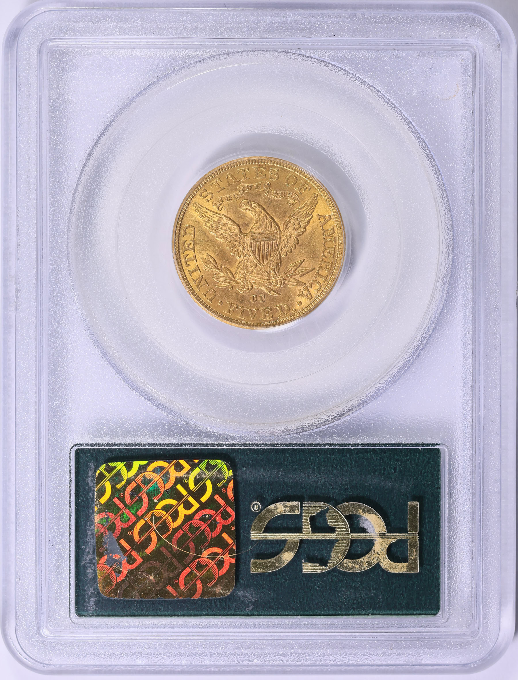 1891-CC Liberty Gold Half Eagle PCGS AU-55 (CAC Gold) OGH (Item 1876658) | GreatCollections Coin ...