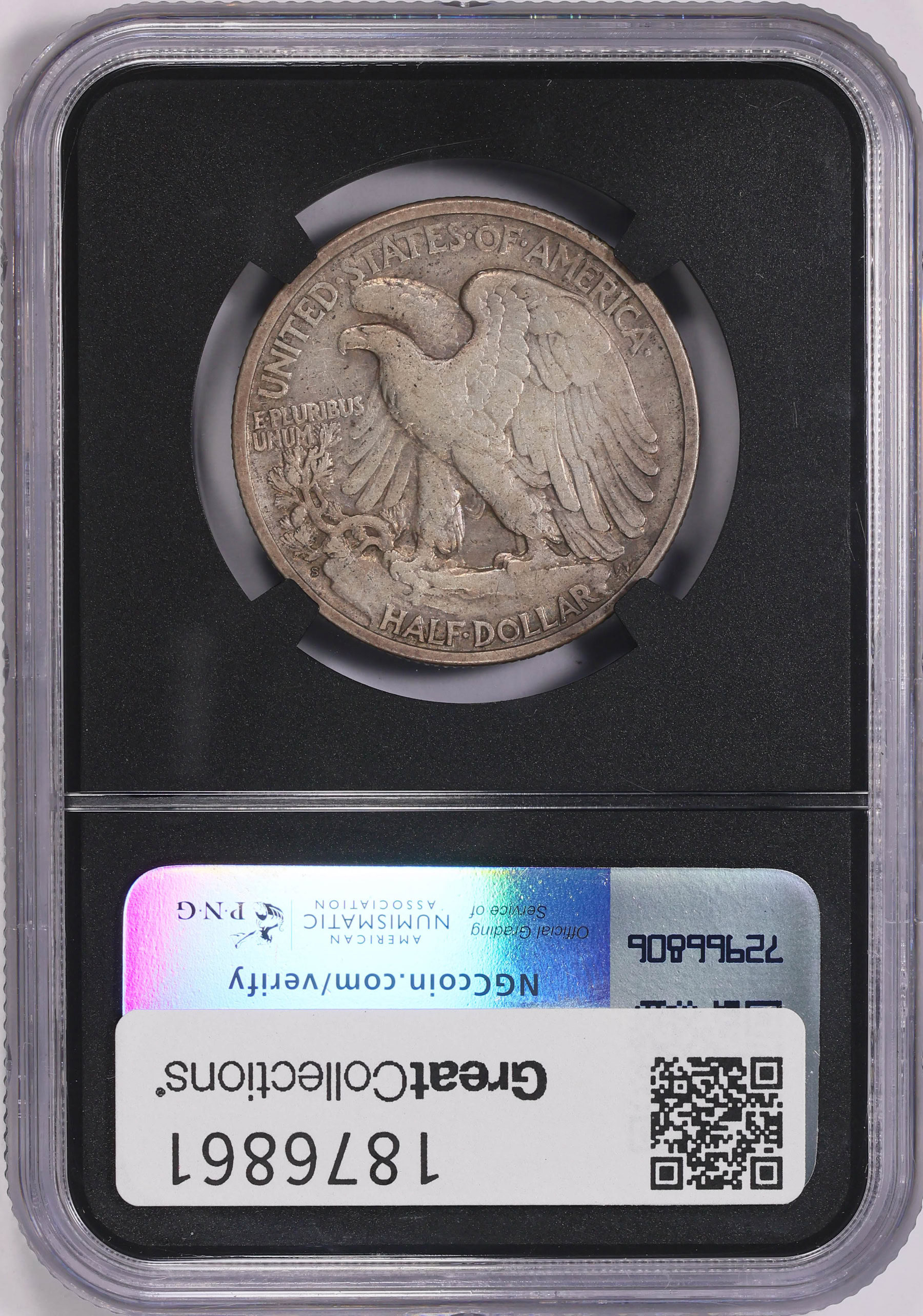 1919-S Walking Liberty Half Dollar NGC VF-30 (VaultBox Series 9) (Item 1876861 ...