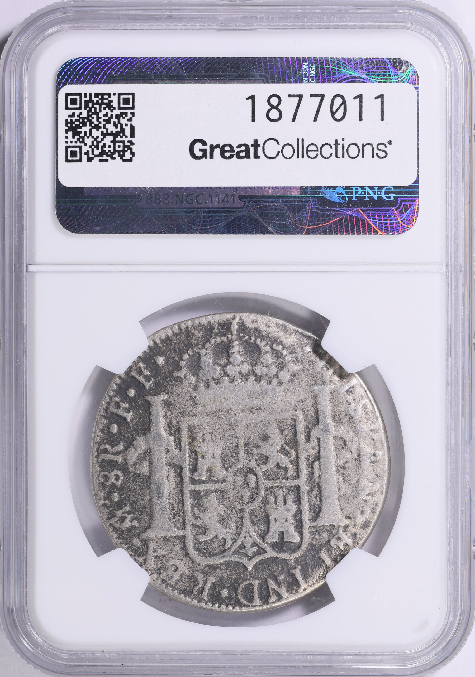 Mexico 1783-Mo FF Silver 8 Reales KM-106 NGC Genuine (El Cazador ...