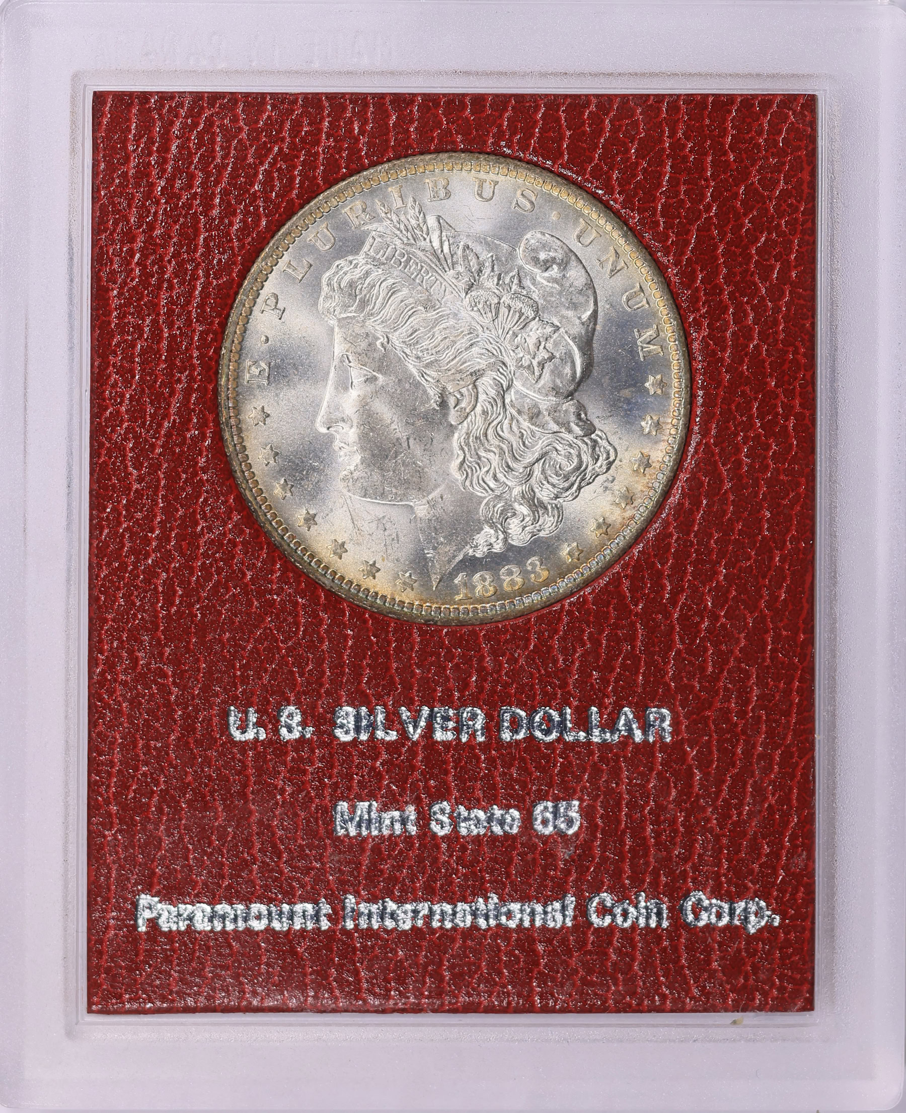 1883-O Morgan Silver Dollar MS-65 (Paramount Red Holder) (Toned) | Cert ...