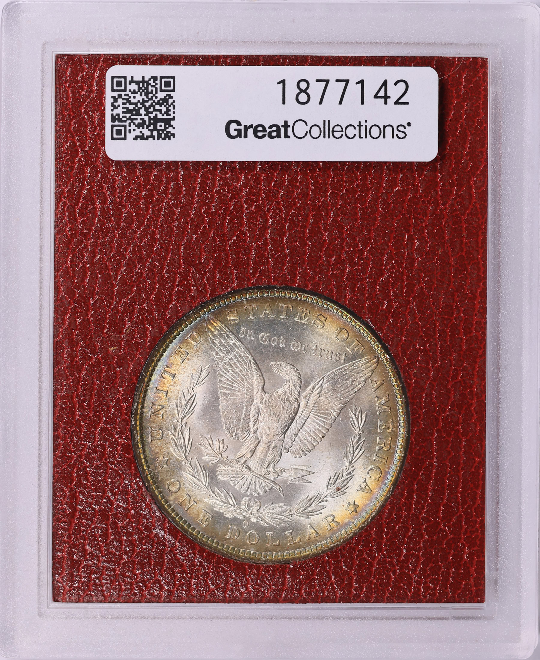 1883-O Morgan Silver Dollar MS-65 (Paramount Red Holder) (Toned) | Cert ...