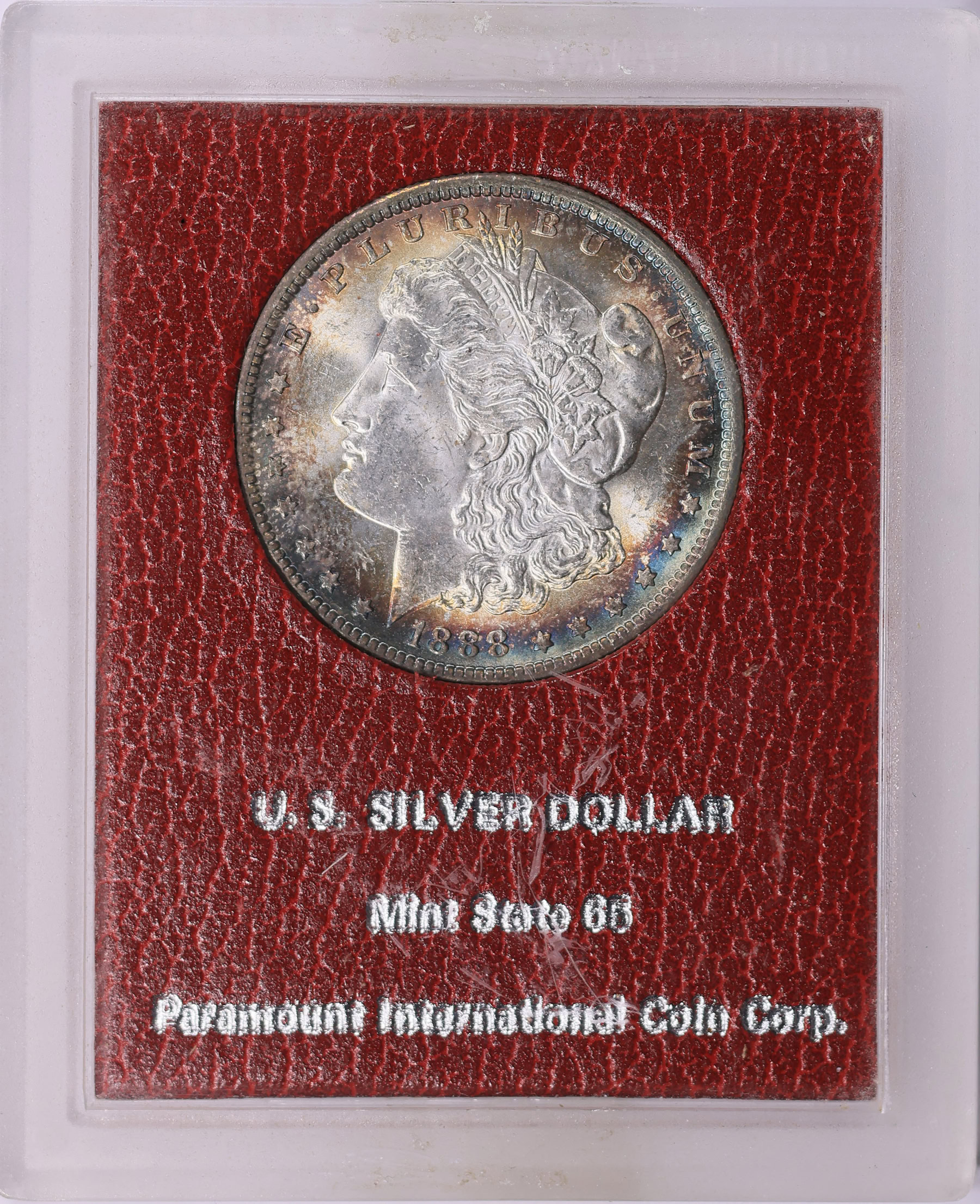 1888-O Morgan Silver Dollar MS-65 (Paramount Red Holder) (Toned) | Cert ...