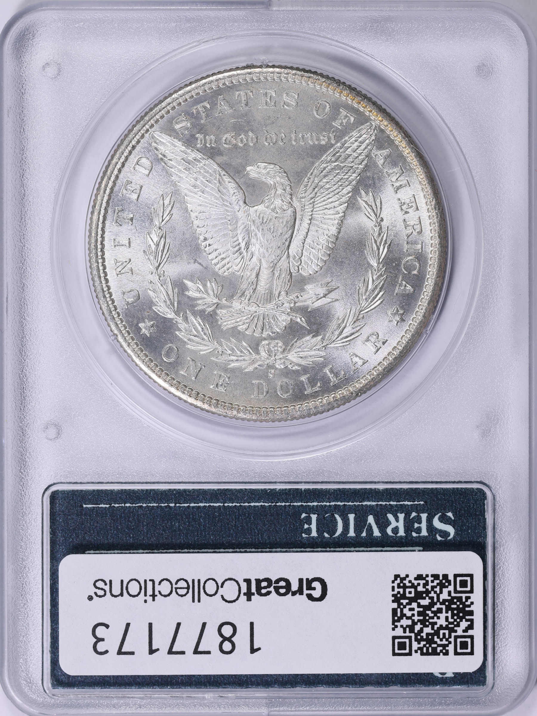 1881-S Morgan Silver Dollar PCGS MS-64 OGH (1st Gen) (Item 1877173) | GreatCollections Coin Auctions