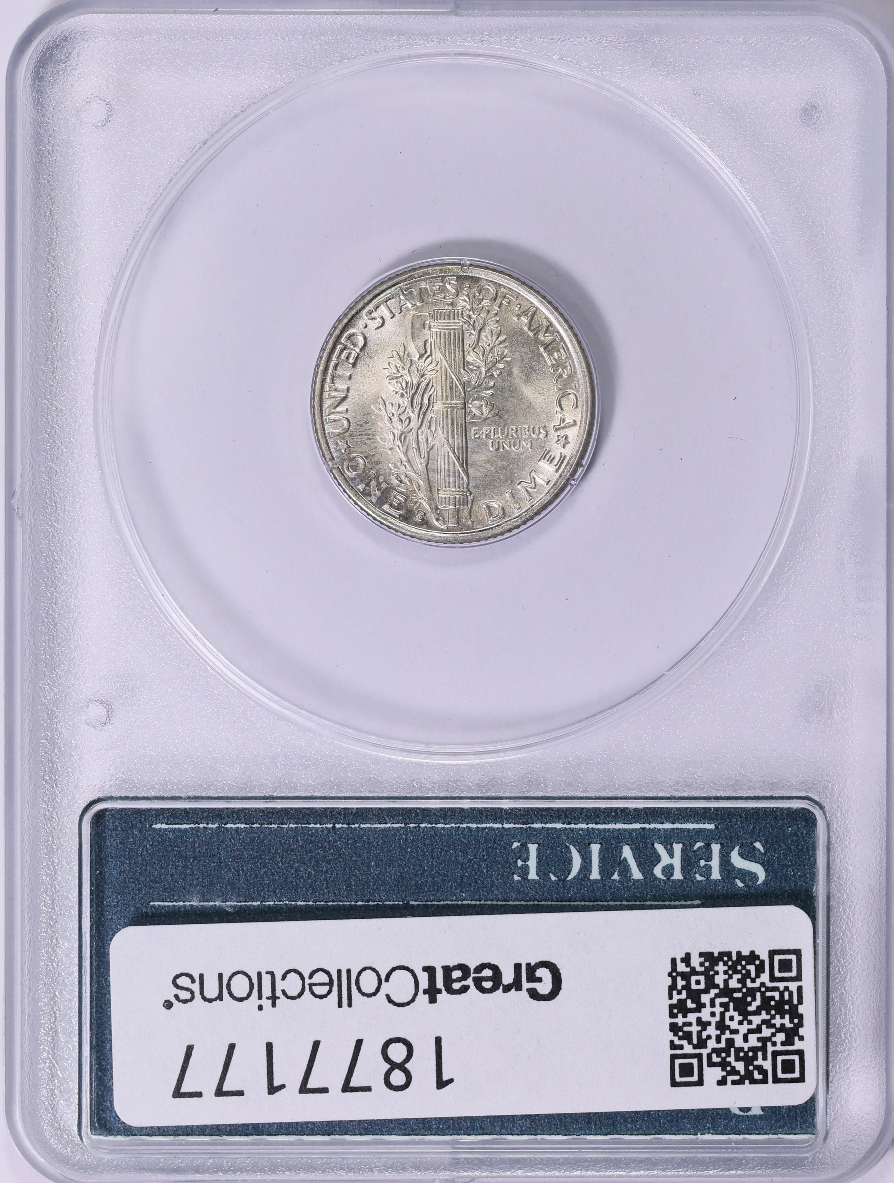 1938-S Mercury Dime PCGS MS-65 OGH (1st Gen) (Item 1877177) | GreatCollections Coin Auctions