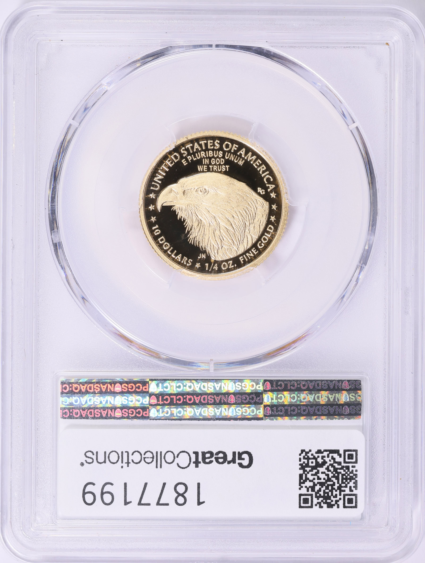 2021-W $10 Quarter-Ounce Gold American Eagle Type 2 PCGS Proof-70 DCAM (Item 1877199 ...