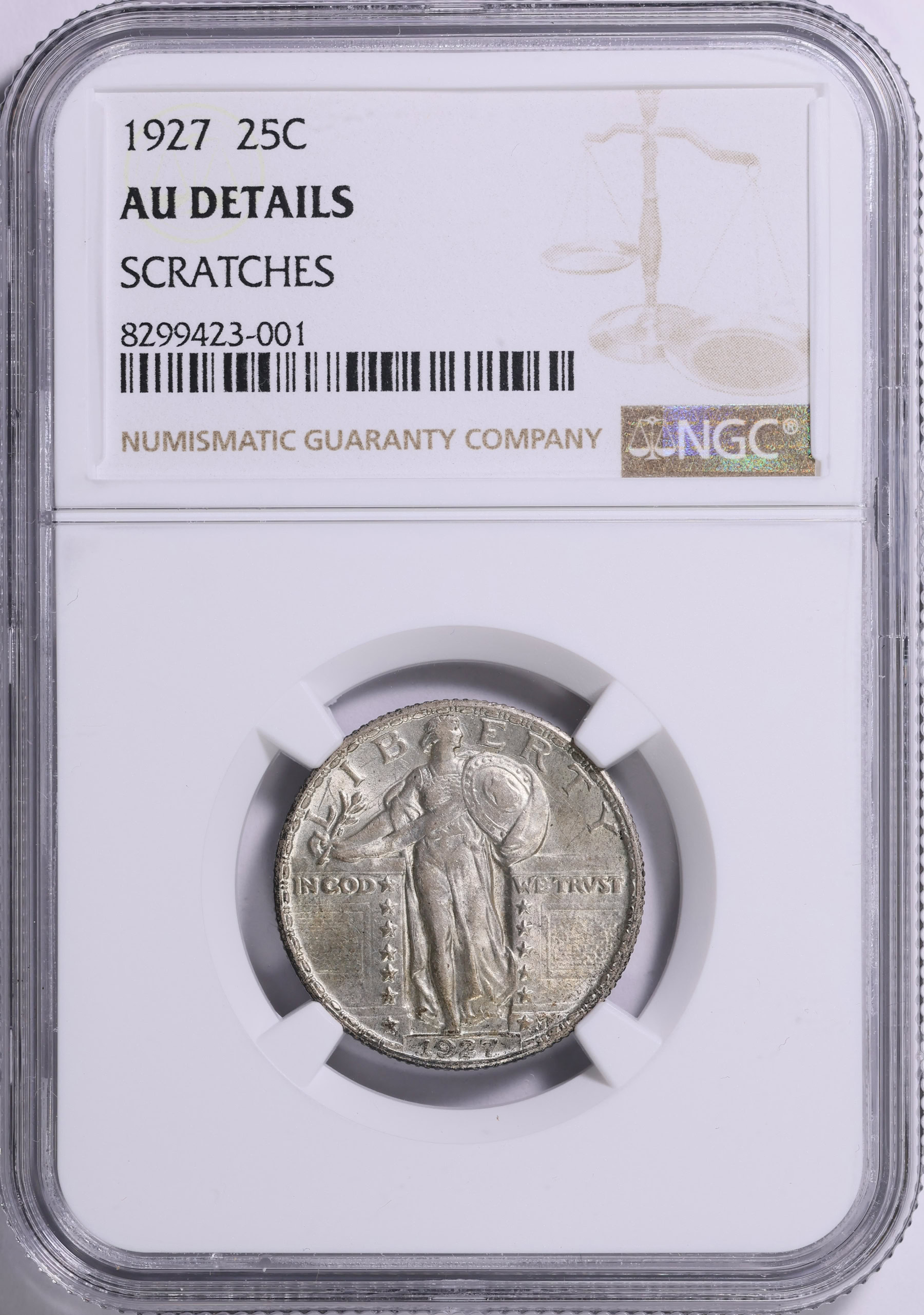 1927 Standing Liberty Quarter NGC AU Details (Item 1877249 ...