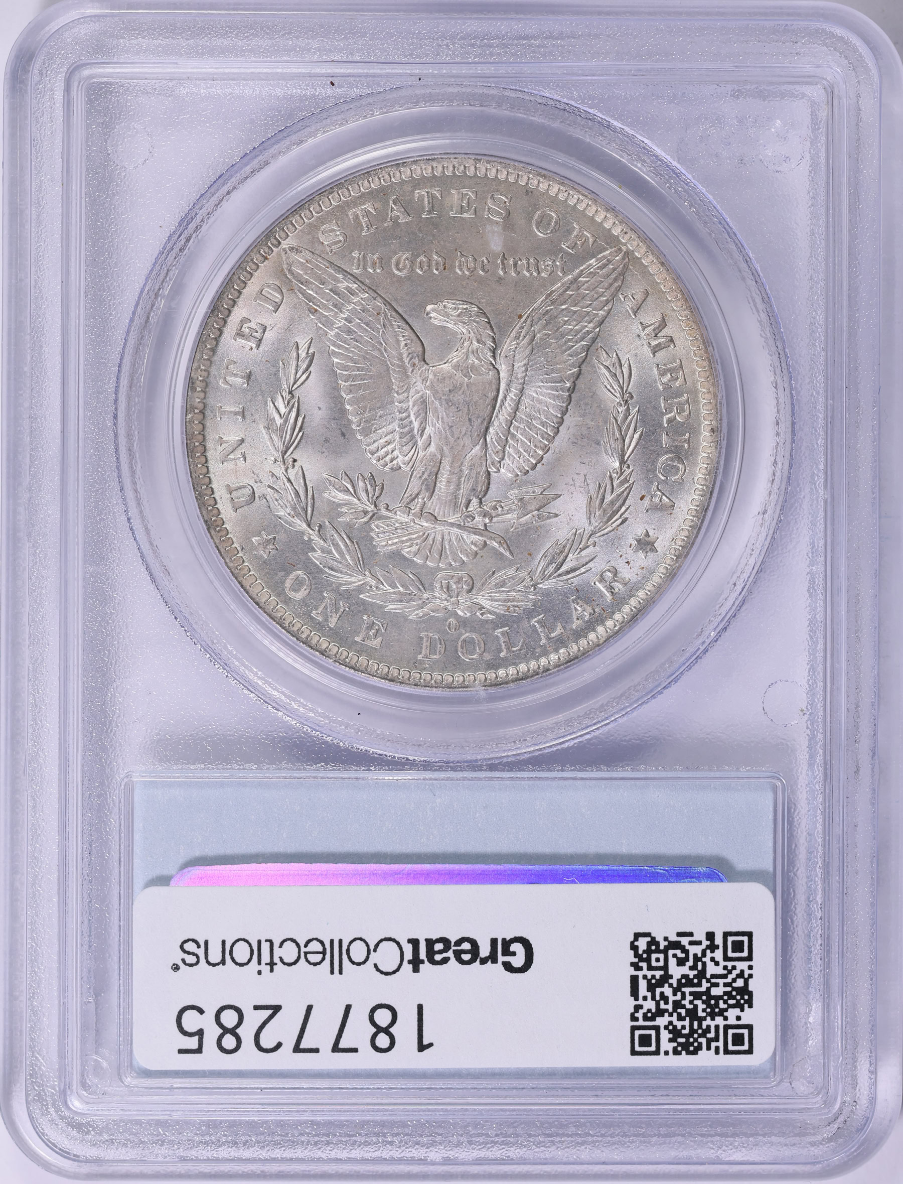 1884-O Morgan Silver Dollar PCGS MS-63 (Item 1877285) | GreatCollections Coin Auctions