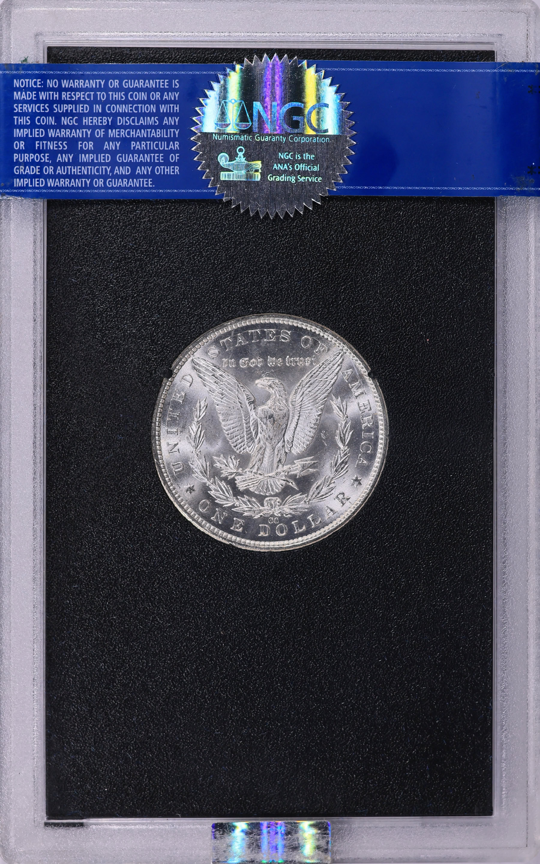 1883-CC Morgan Silver Dollar GSA Hoard NGC MS-63 (GSA Holder) (With GSA Box and Numbered ...