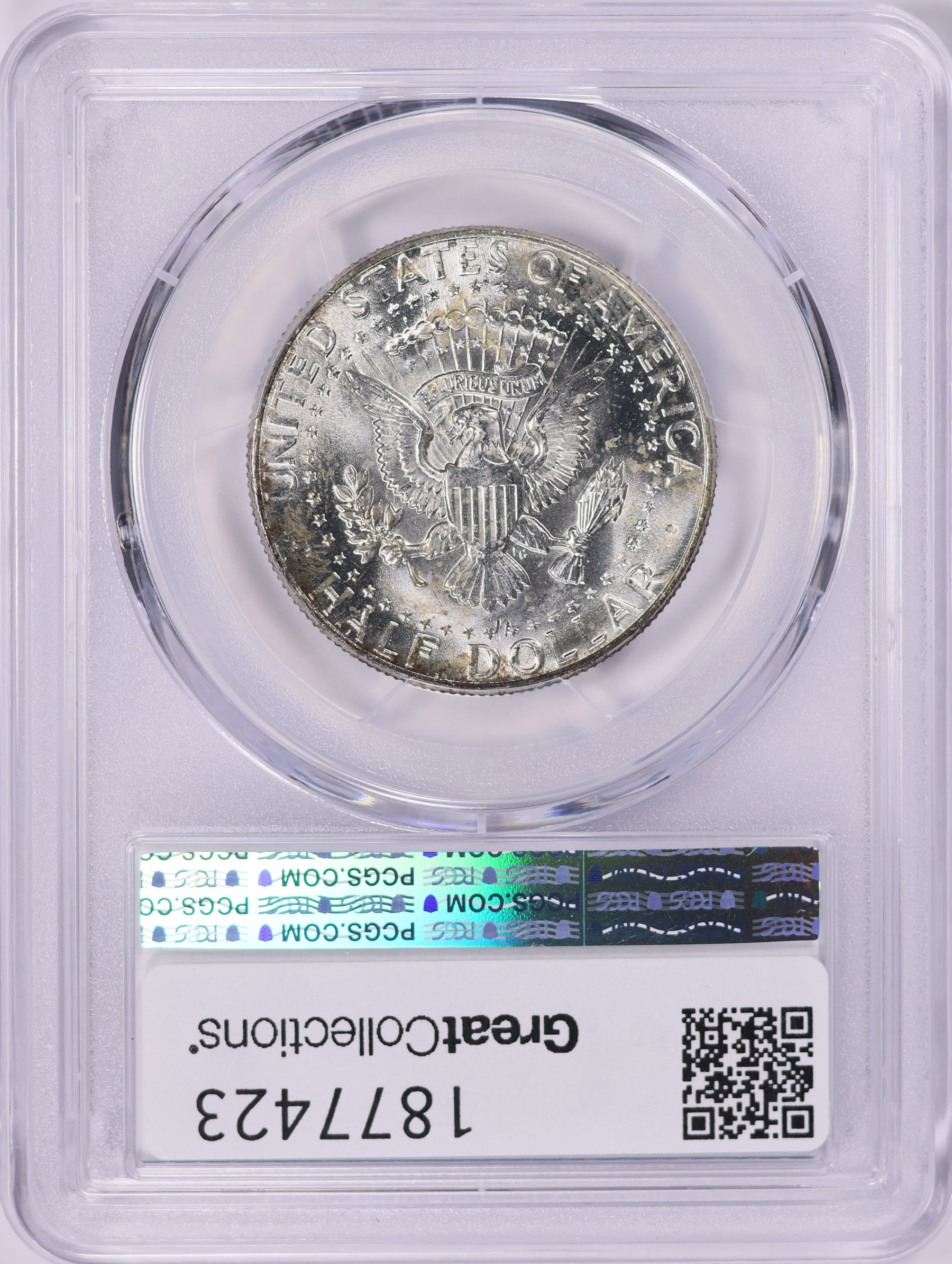 1964 Kennedy Half Dollar PCGS MS-63 (Item 1877423) | GreatCollections ...