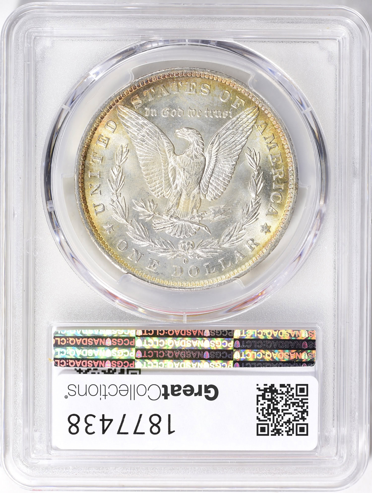 1884-O Morgan Silver Dollar PCGS MS-64 (Toned) (Item 1877438) | GreatCollections Coin Auctions