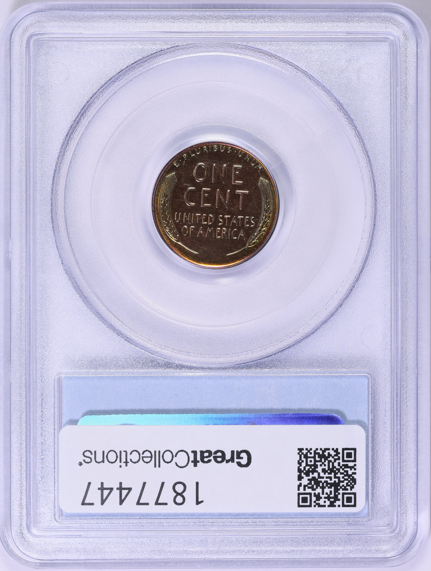 1955 Lincoln Cent PCGS Proof-67 RD (Toned) (Item 1877447 ...