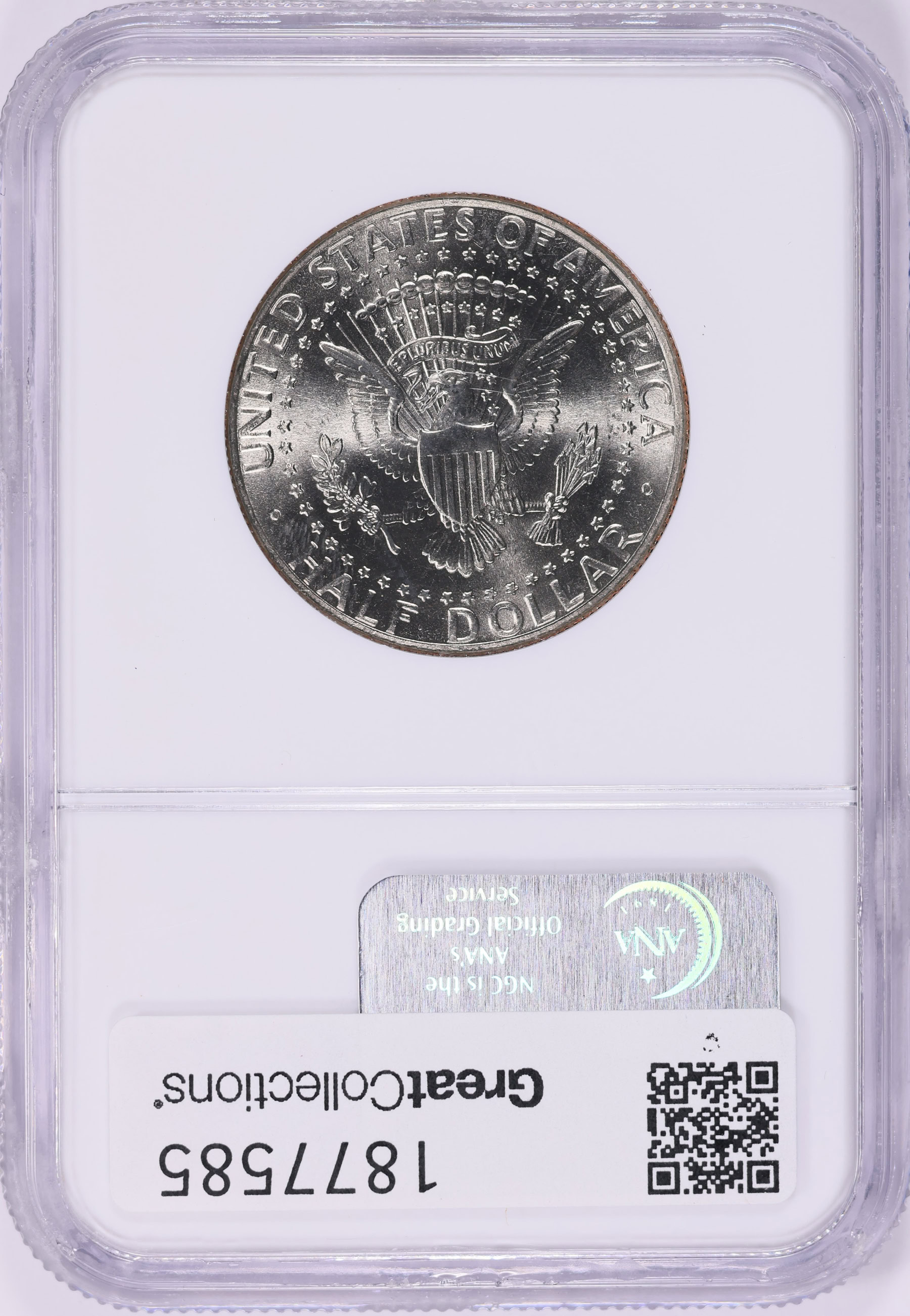 1994-D Kennedy Half Dollar NGC MS-67 (Item 1877585) | GreatCollections Coin Auctions