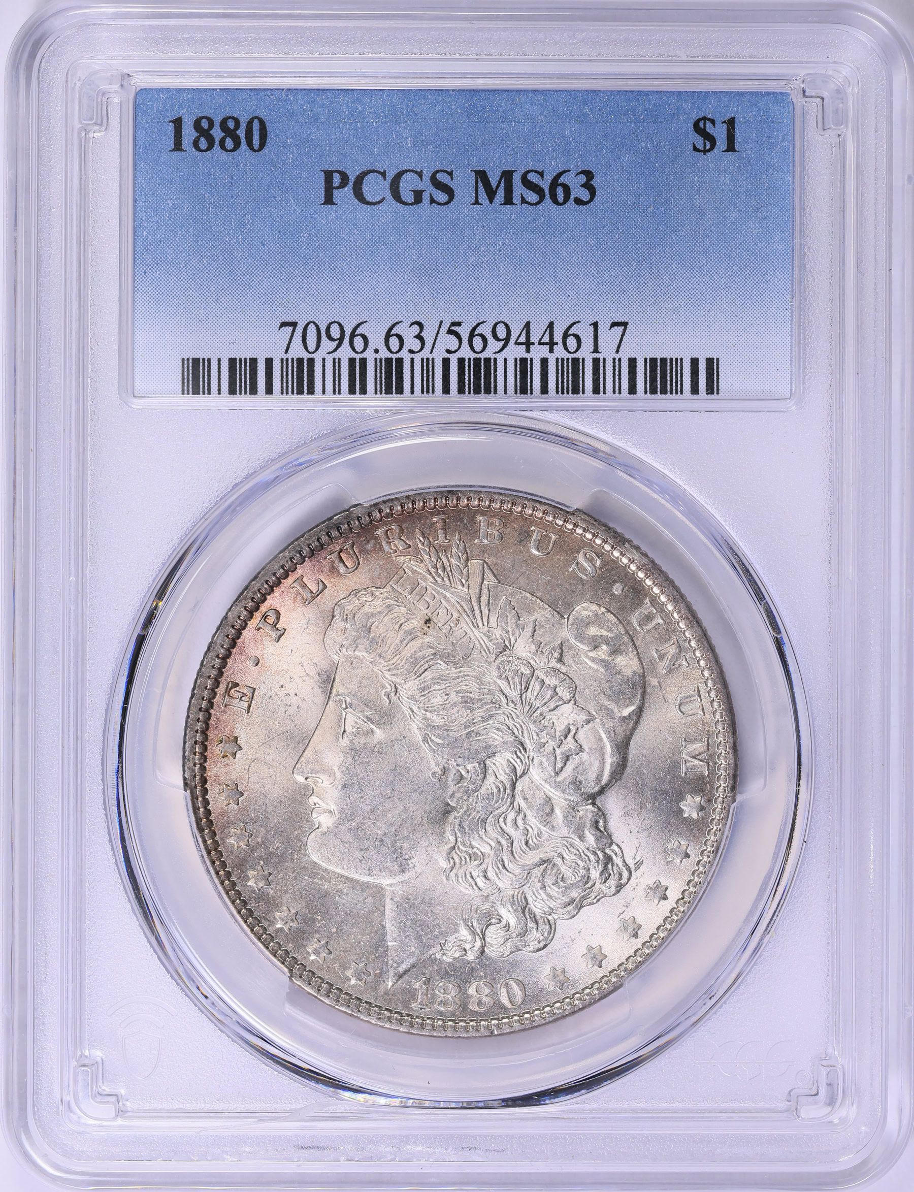 1880 Morgan Silver Dollar PCGS MS-63 (Item 1877743) | GreatCollections Coin Auctions