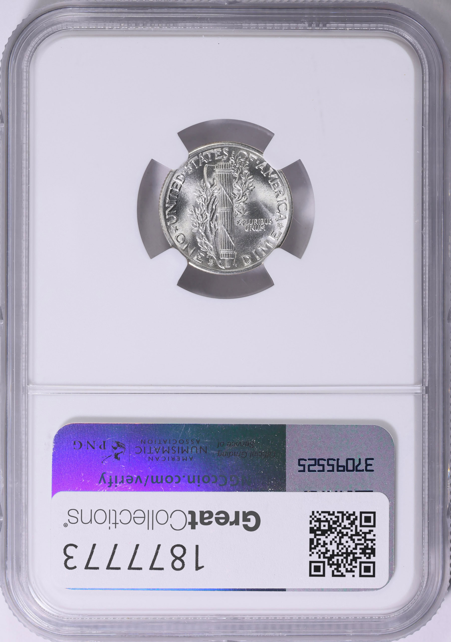 1943-D Mercury Dime NGC MS-67 FB (Item 1877773) | GreatCollections Coin Auctions