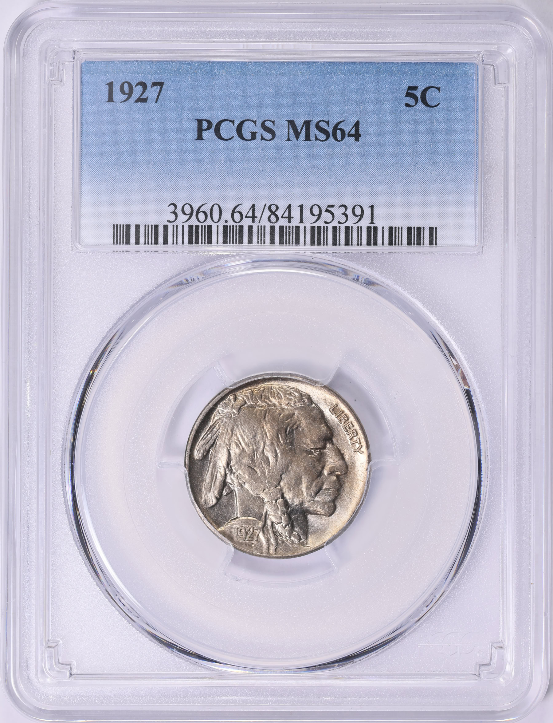 1927 Buffalo Nickel PCGS MS-64 (Item 1877938) | GreatCollections Coin ...