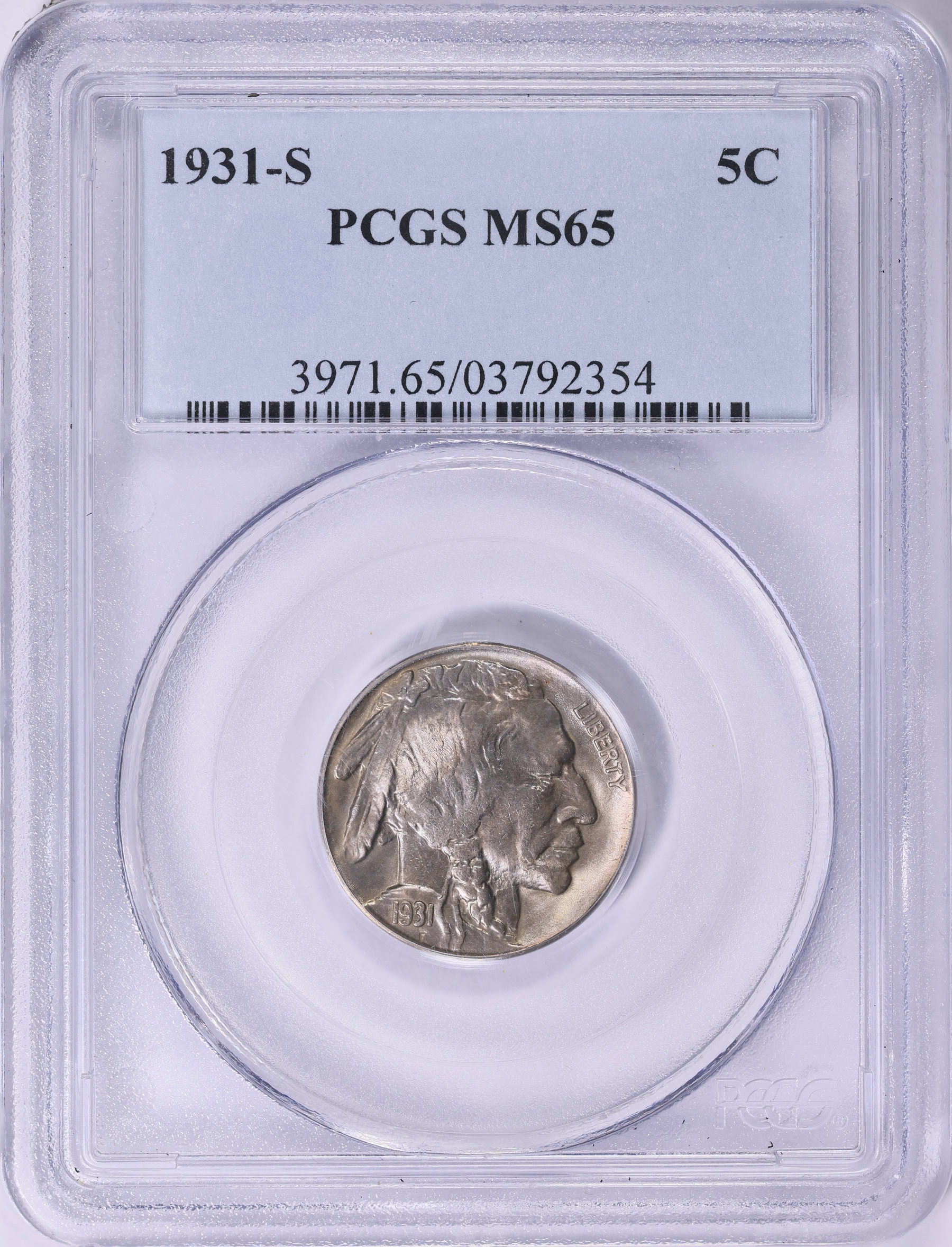 1931-S Buffalo Nickel PCGS MS-65 (Toned) (Item 1878104 ...