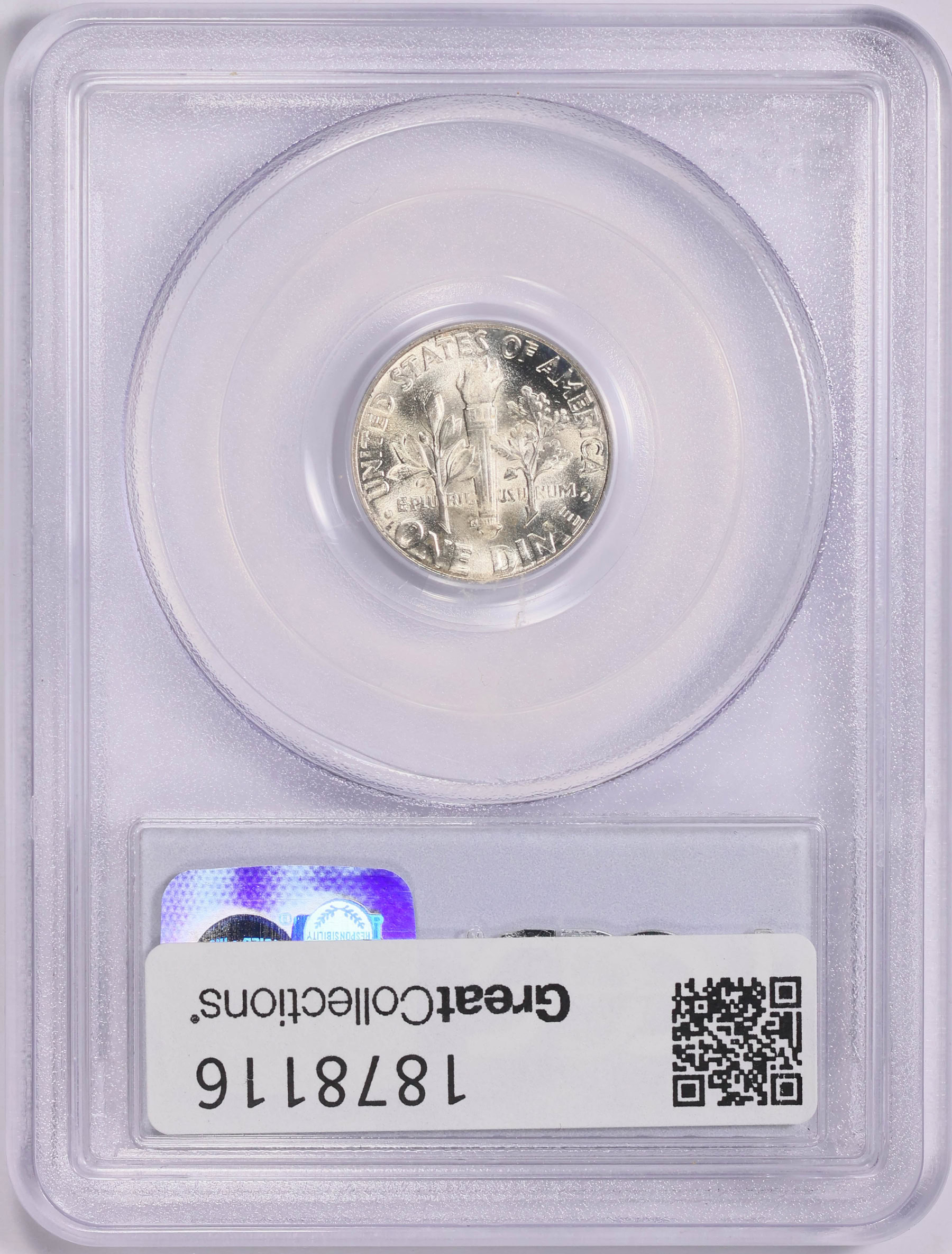 1950-D Roosevelt Dime PCGS MS-66 FB (Item 1878116) | GreatCollections ...