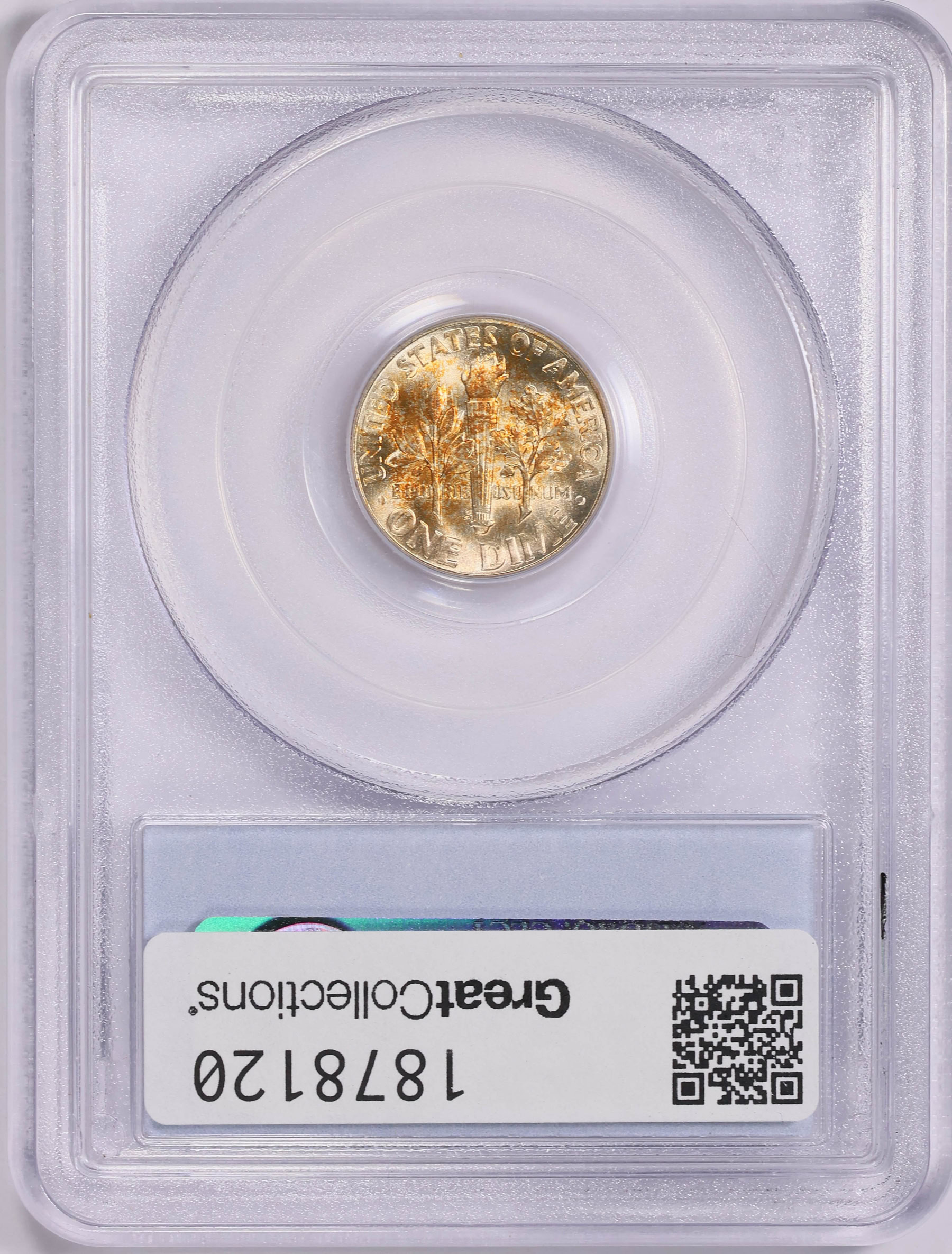 1946-S Roosevelt Dime PCGS MS-66 FB (Toned) (Item 1878120 ...