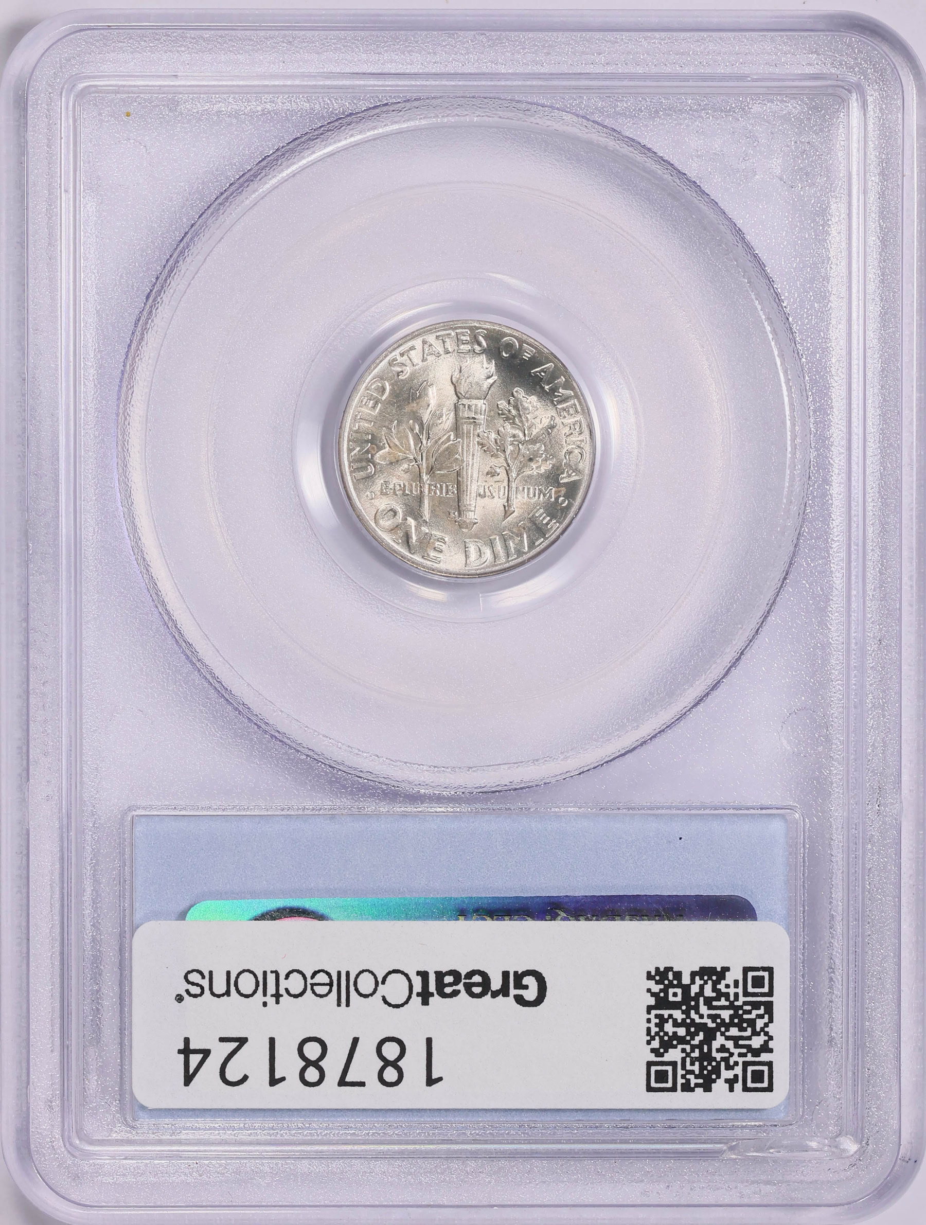 1952-D Roosevelt Dime PCGS MS-66 FB (Item 1878124) | GreatCollections ...
