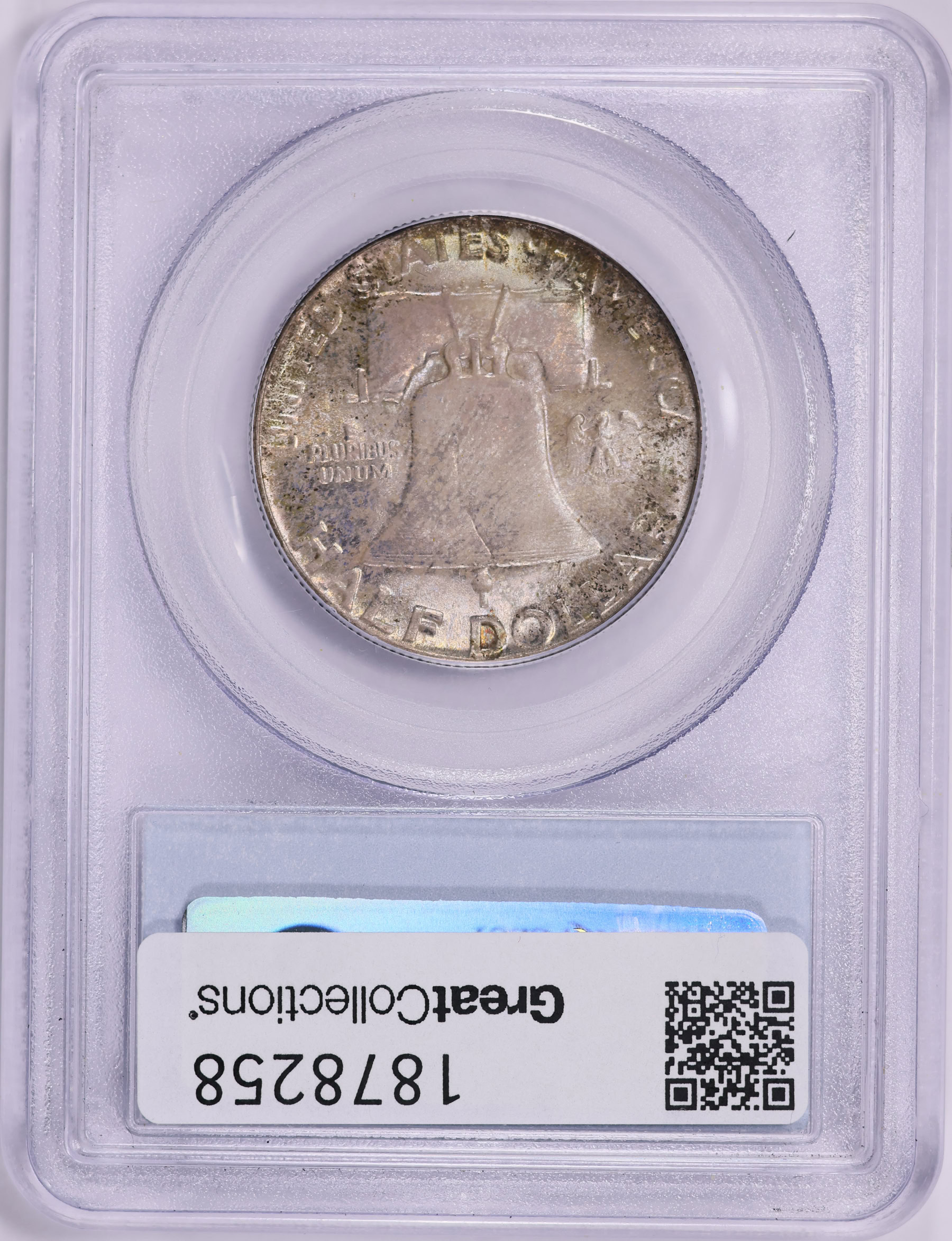 1954 Franklin Half Dollar PCGS MS-65 FBL (Toned) (Item 1878258 ...