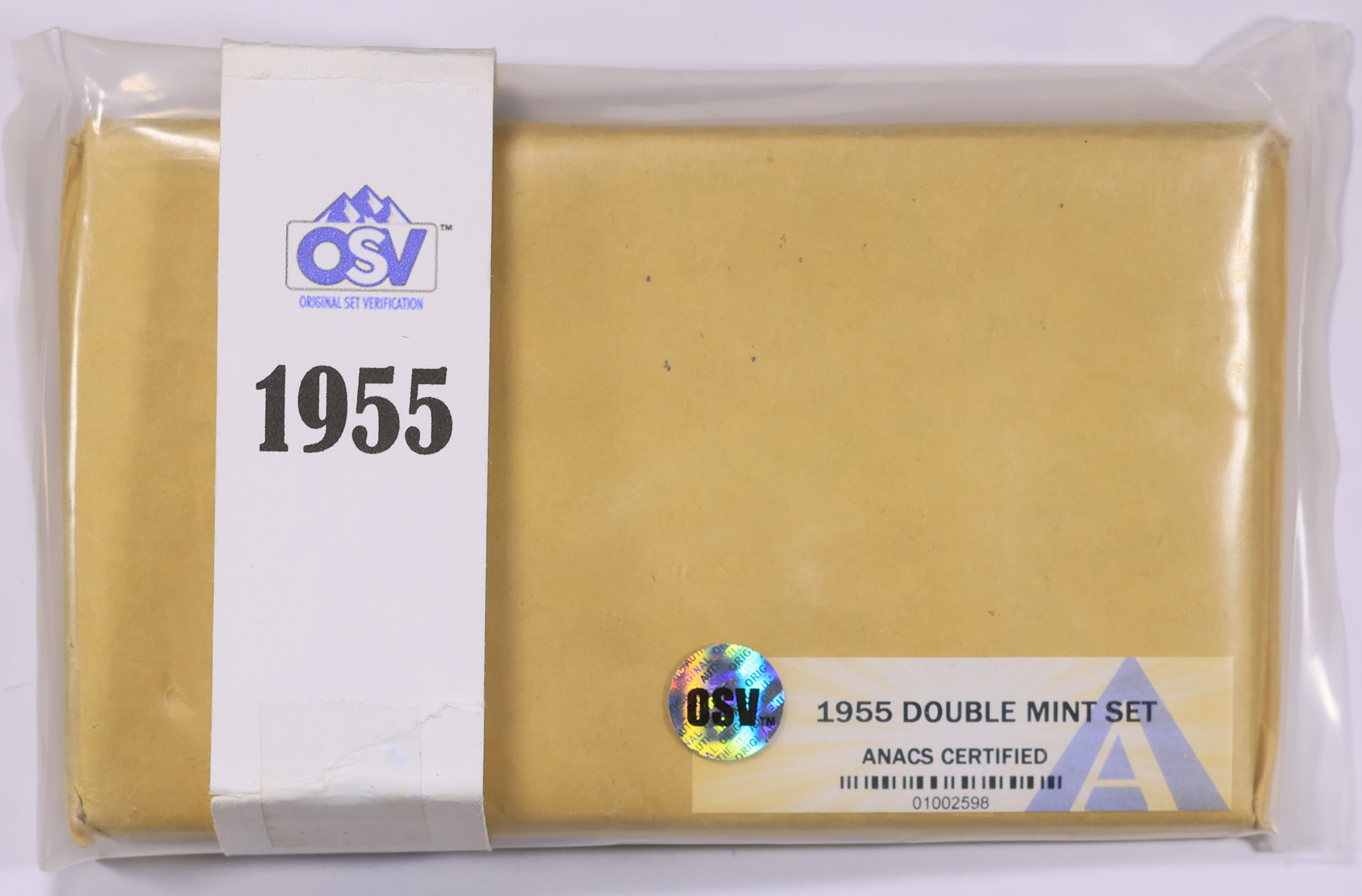 1955 U.S. Mint Double Mint Set ANACS Composite Grades MS-65.55/64.93/65 ...