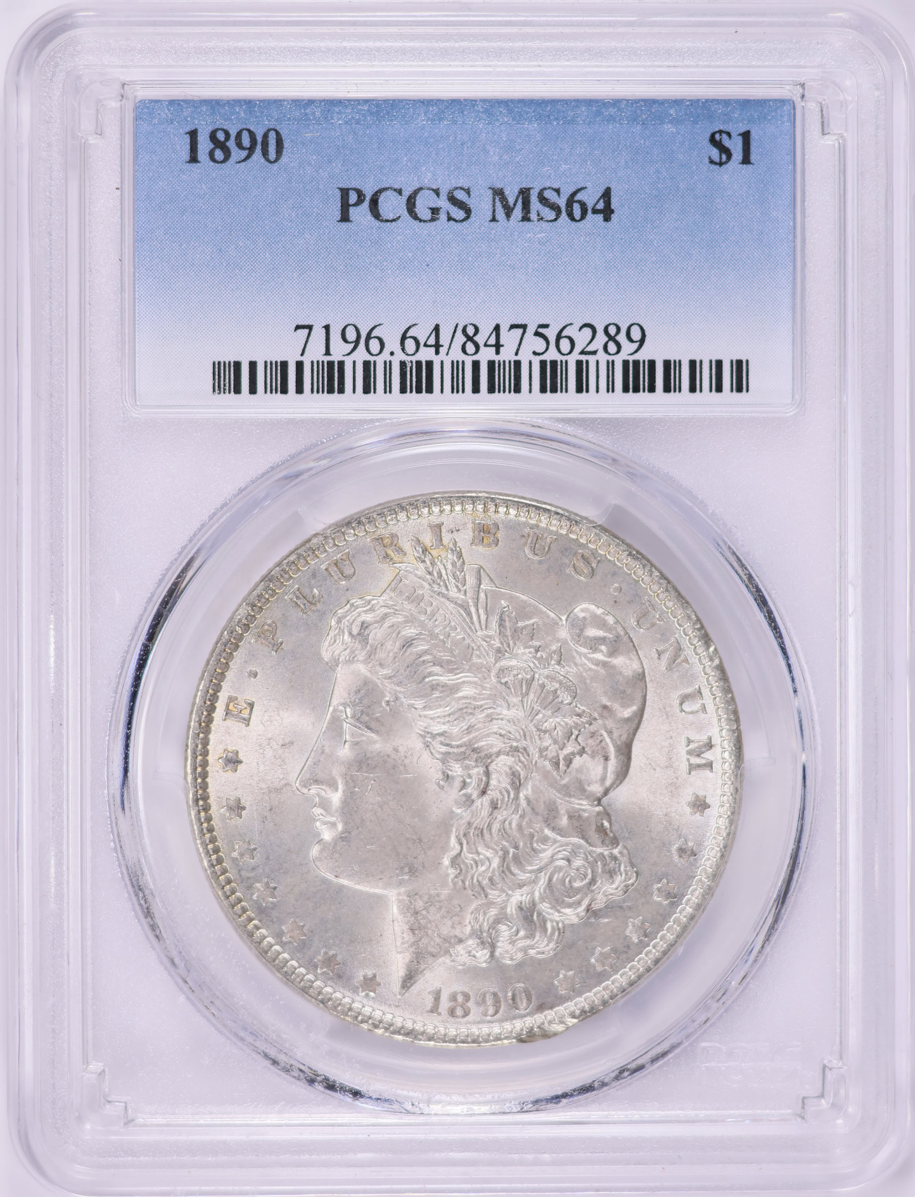 1890 Morgan Silver Dollar PCGS MS-64 (Item 1878585) | GreatCollections Coin Auctions